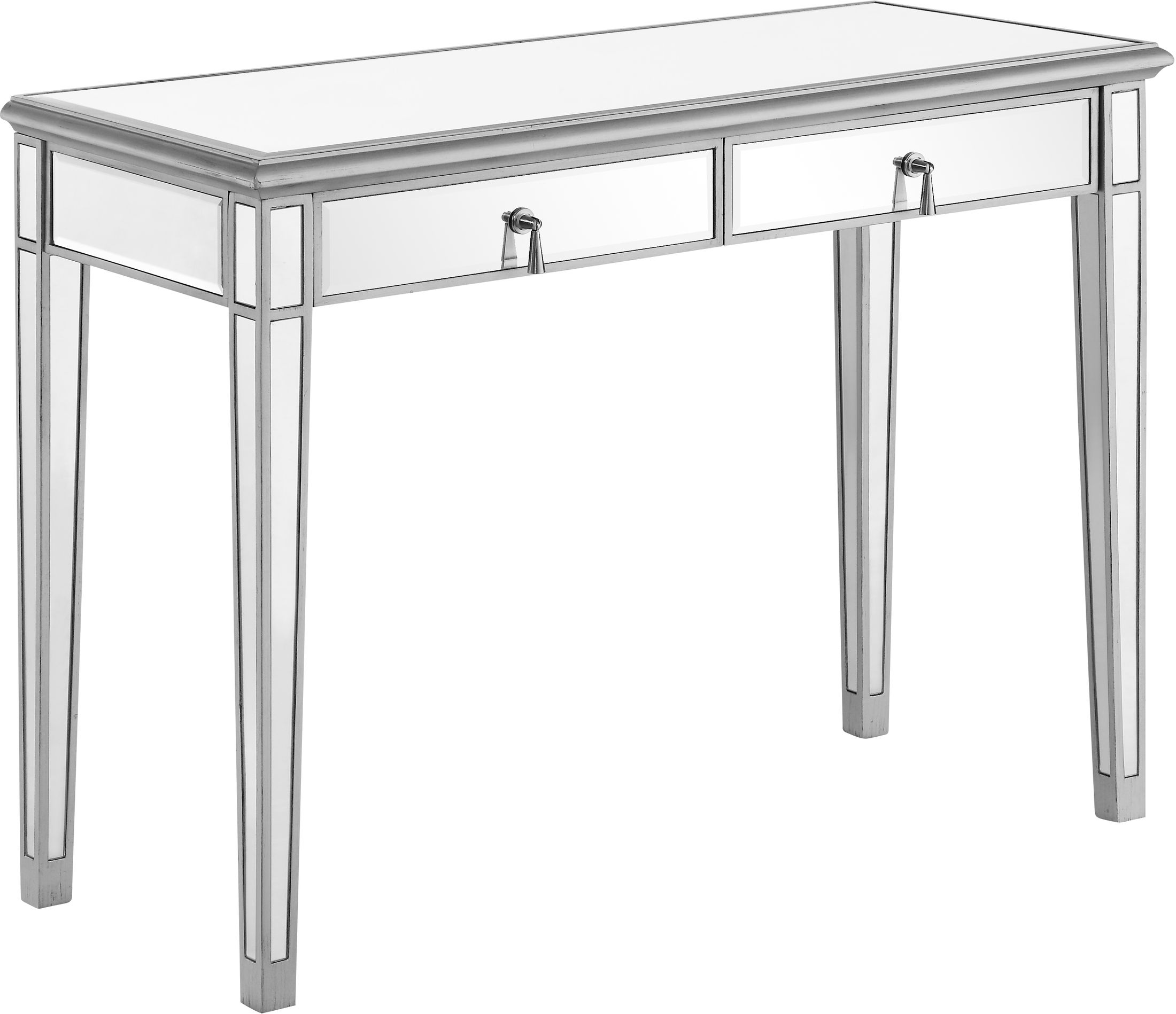 Mf6 1006s Contempo 42" Hand Rubbed Antique Silver Dressing Table by ...