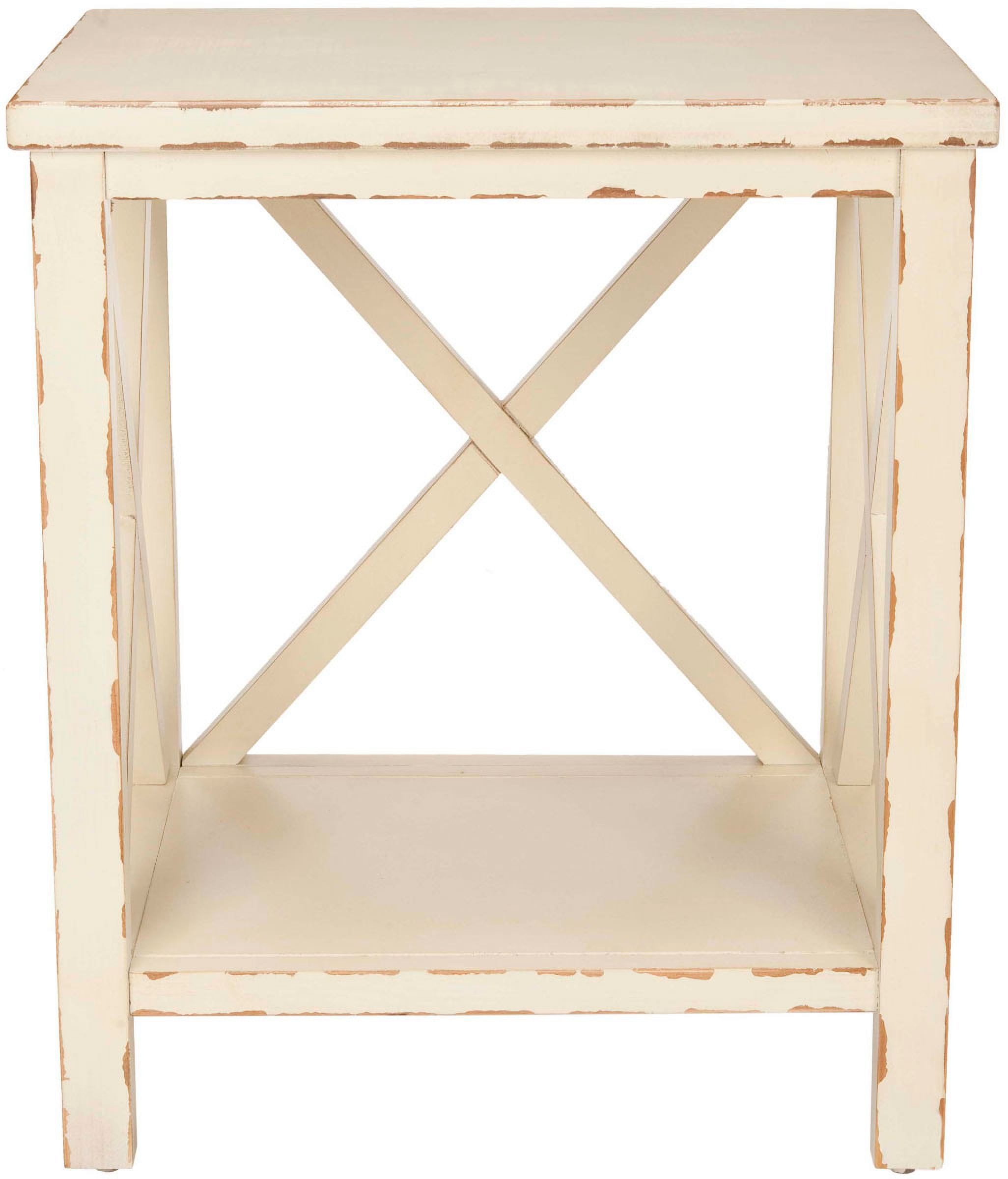 Mia Vintage Cream End Table by Safavieh | 1StopBedrooms