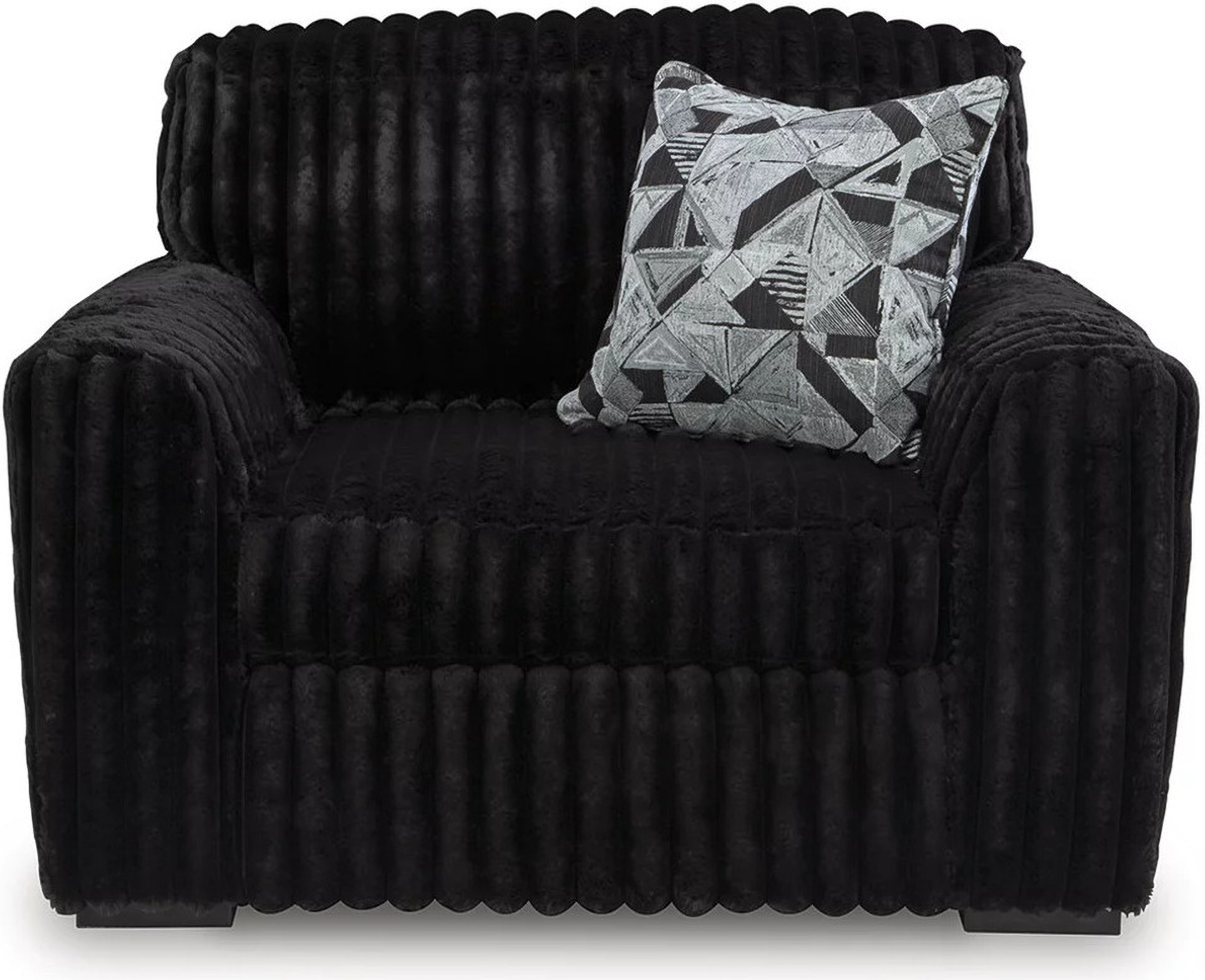 Midnight-Madness Oversized Chair In Onyx by Ashley Furniture ...