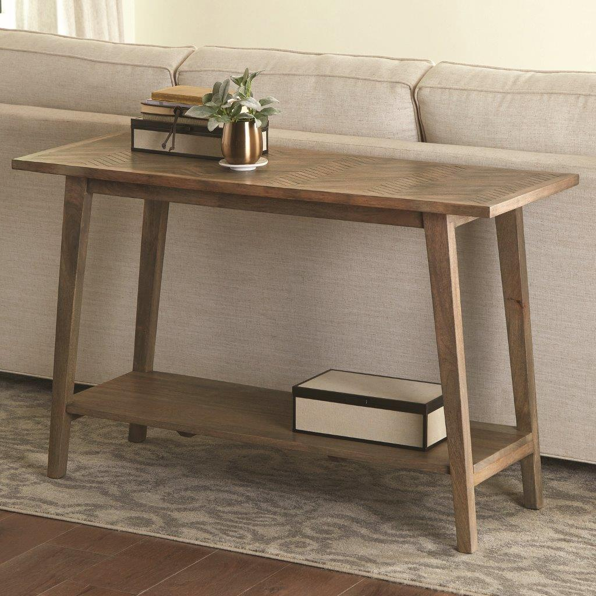 Milani Rectangle Sofa Table by Steve Silver | 1StopBedrooms