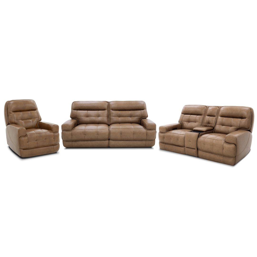 Miller Power Reclining Living Room Set with Power Head Rests, Power ...