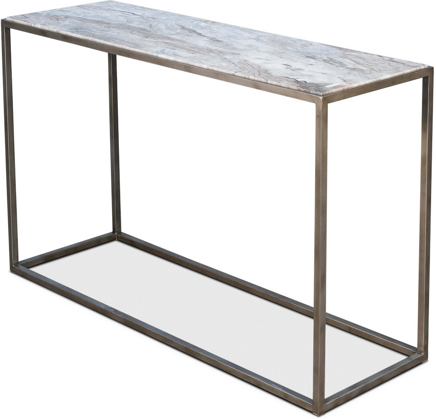 Minimal Silver Console Table by Sarreid | 1StopBedrooms