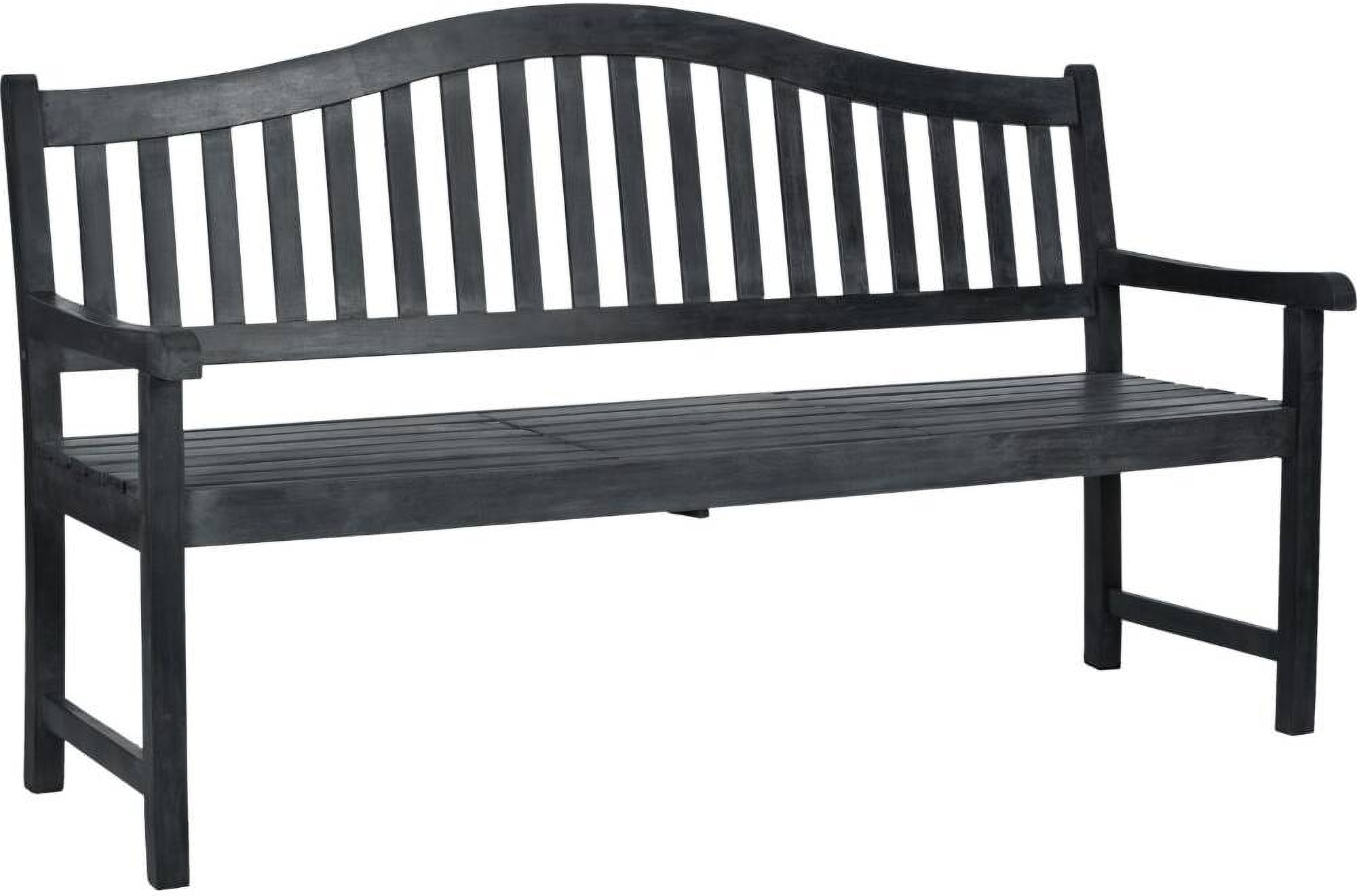 Mischa Dark Slate Grey Bench by Safavieh | 1StopBedrooms