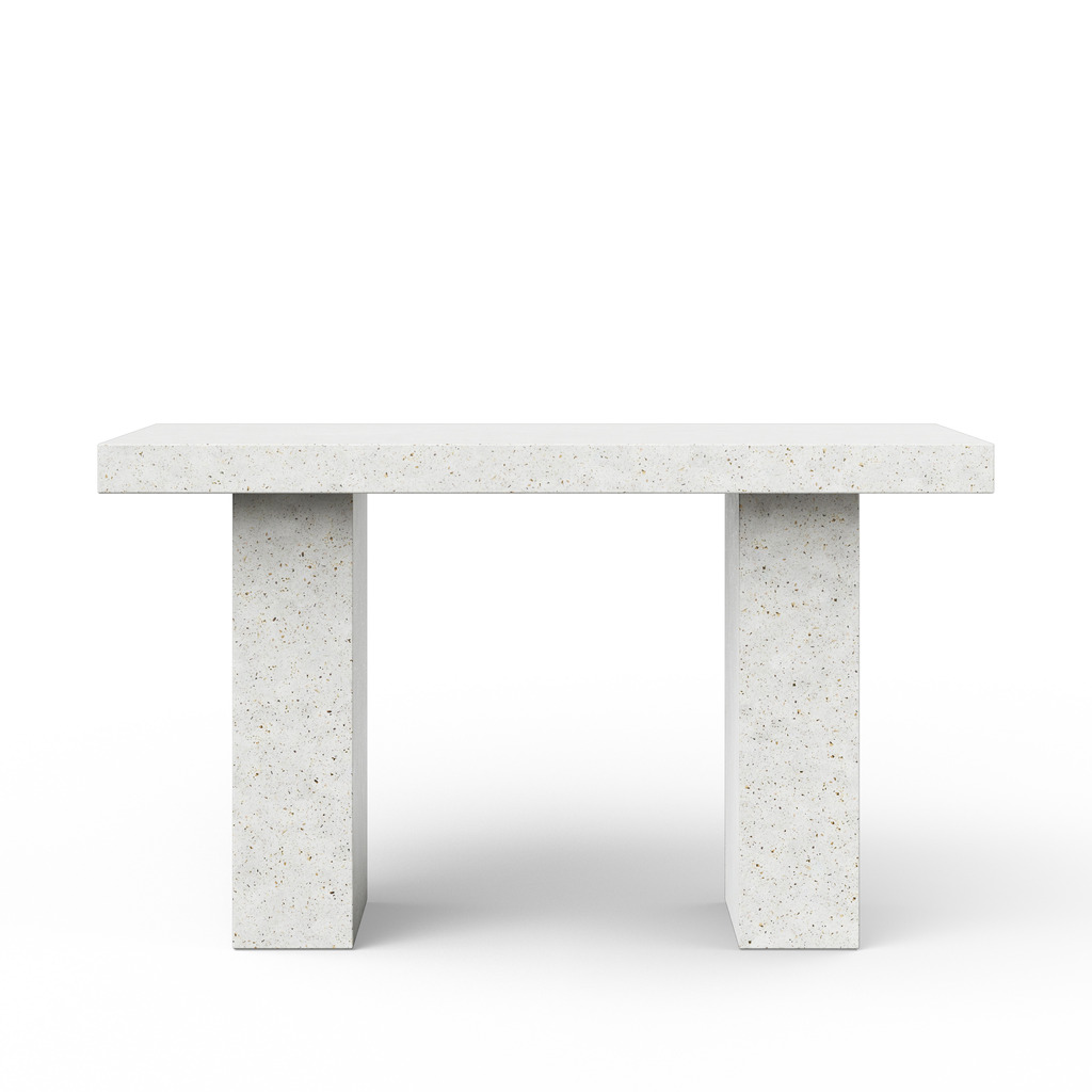 Mixx Elcor 70.75 Inch Bar Height Dining Table In Ivory Terrazzo by ...