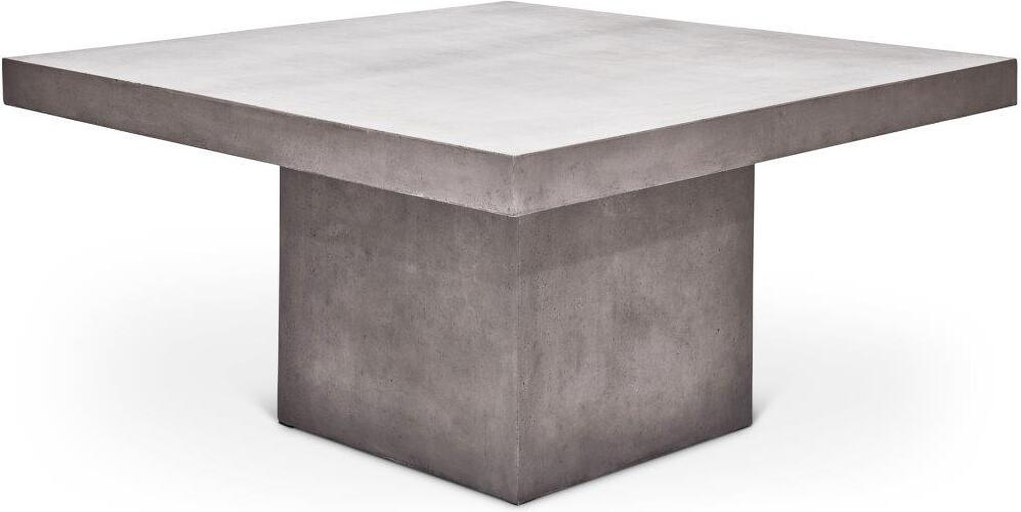 Mixx Una 59 Inch Square Dining Table In Dark Grey by Urbia | 1StopBedrooms