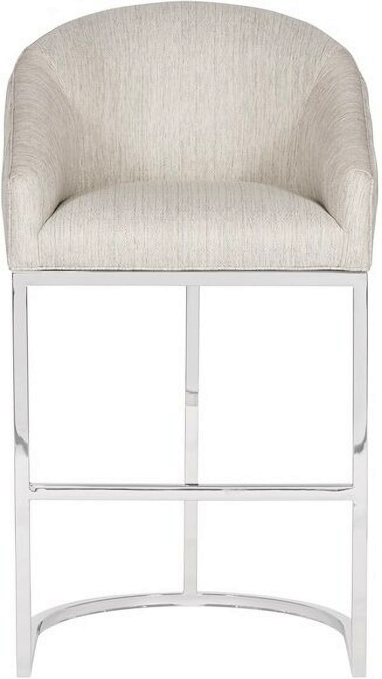 Ryder Barrel Base Bar Stool In Nickel by Vanguard Furniture | 1StopBedrooms