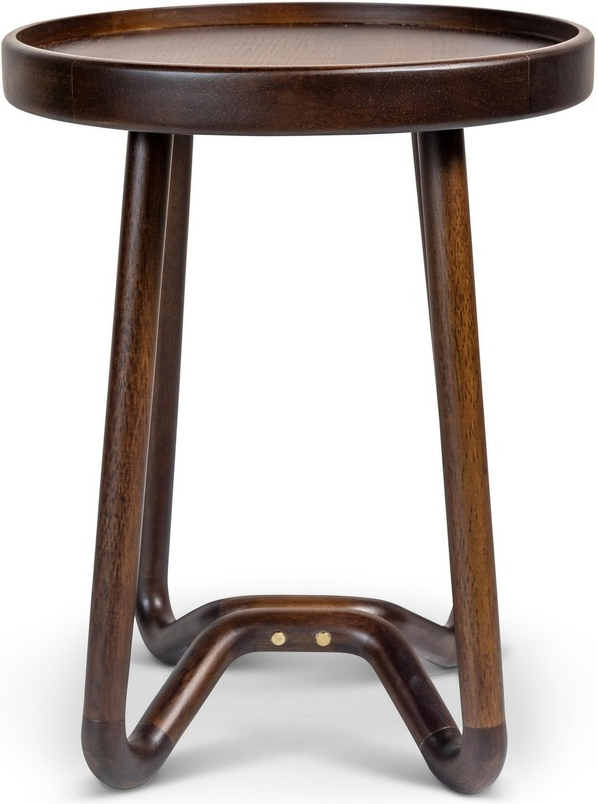 Modern Brazilian Loop End Table In Neutral Brown Frame by Urbia ...