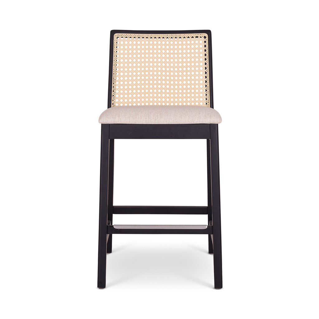 Modern Brazilian Nardia Cane Counter Stool In Harvest Natural and Natural by Urbia | 1StopBedrooms