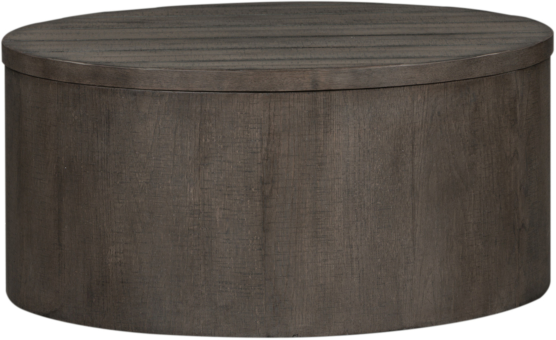 Modern Farmhouse Dusty Charcoal Drum Cocktail Table by Liberty ...