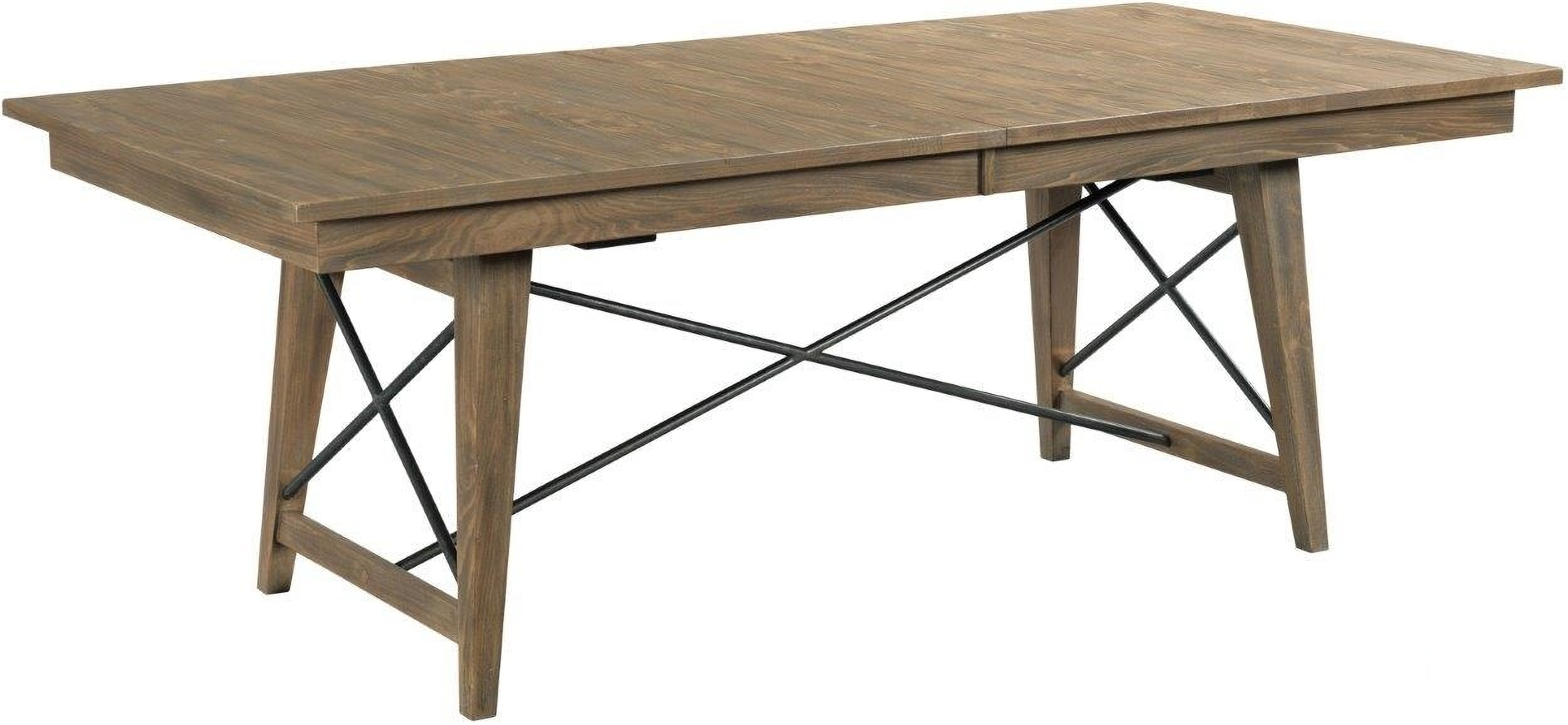 Modern Forge Light Stain Laredo Dining Table by Kincaid | 1StopBedrooms