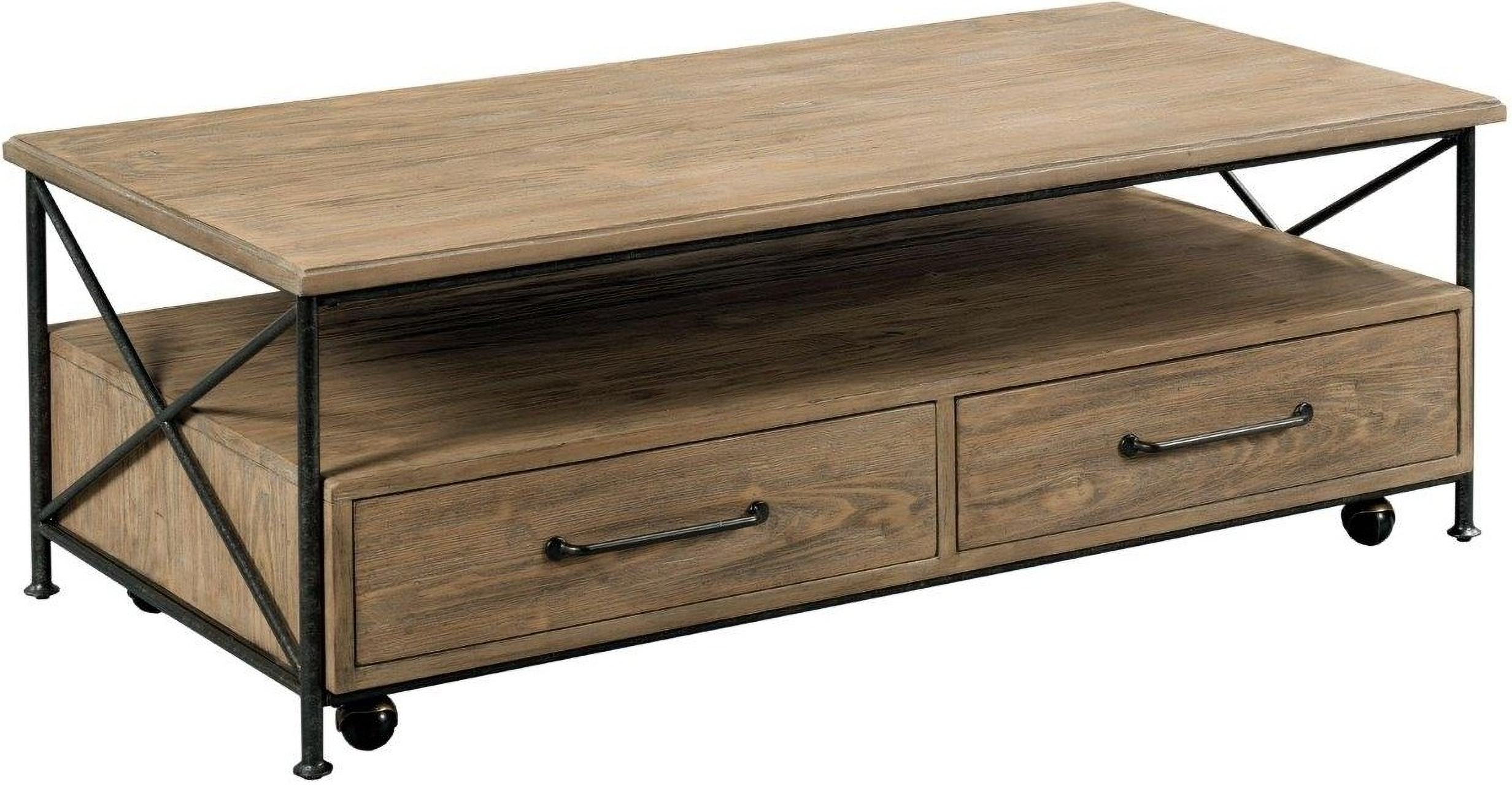 Modern Forge Light Stain Coffee Table by Kincaid | 1StopBedrooms