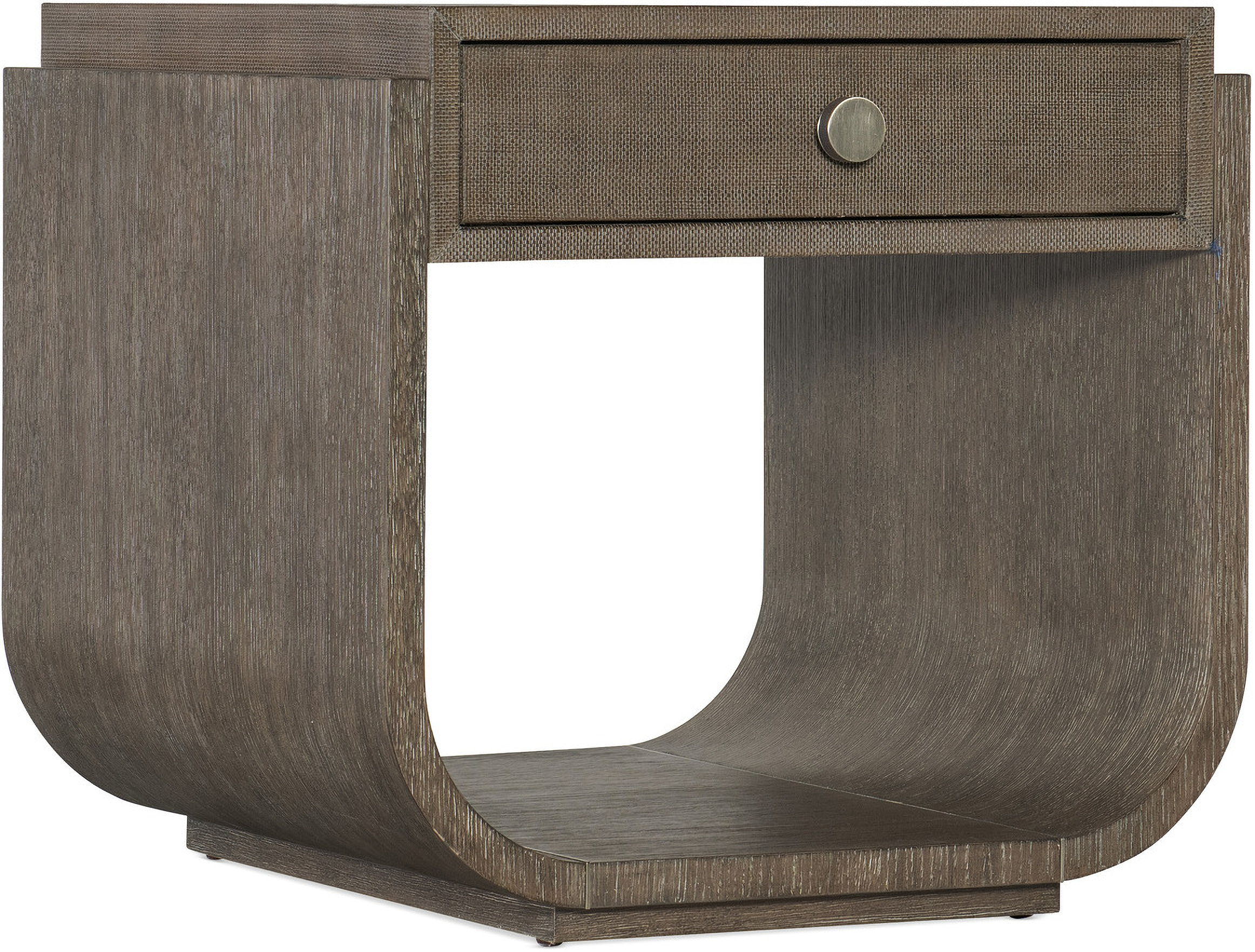 Modern Mood Rectangle End Table In Dark Wood by Hooker | 1StopBedrooms