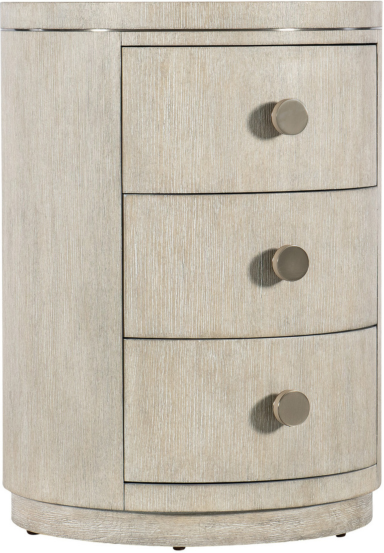Modern Mood Round Nightstand In Light Wood by Hooker | 1StopBedrooms
