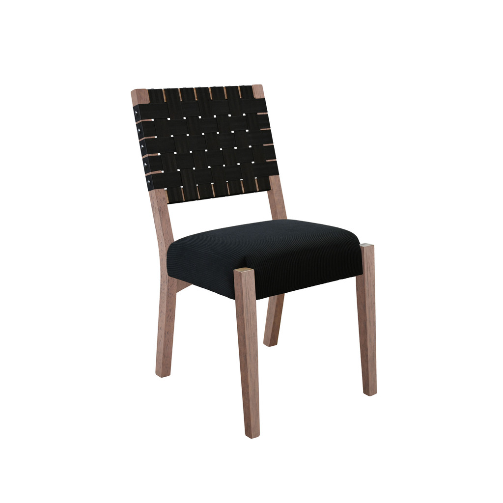 Modern Woven Back Dining Chair Set of 2 In Desert by Sunny Designs ...