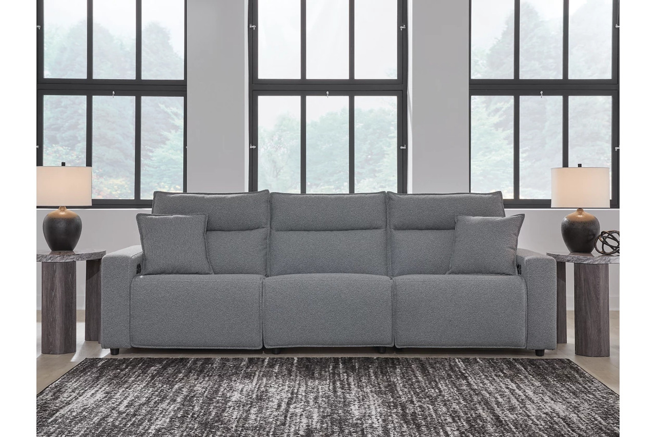 Modmax 3-Piece Power Reclining Sectional Sofa In Salt and Pepper by ...