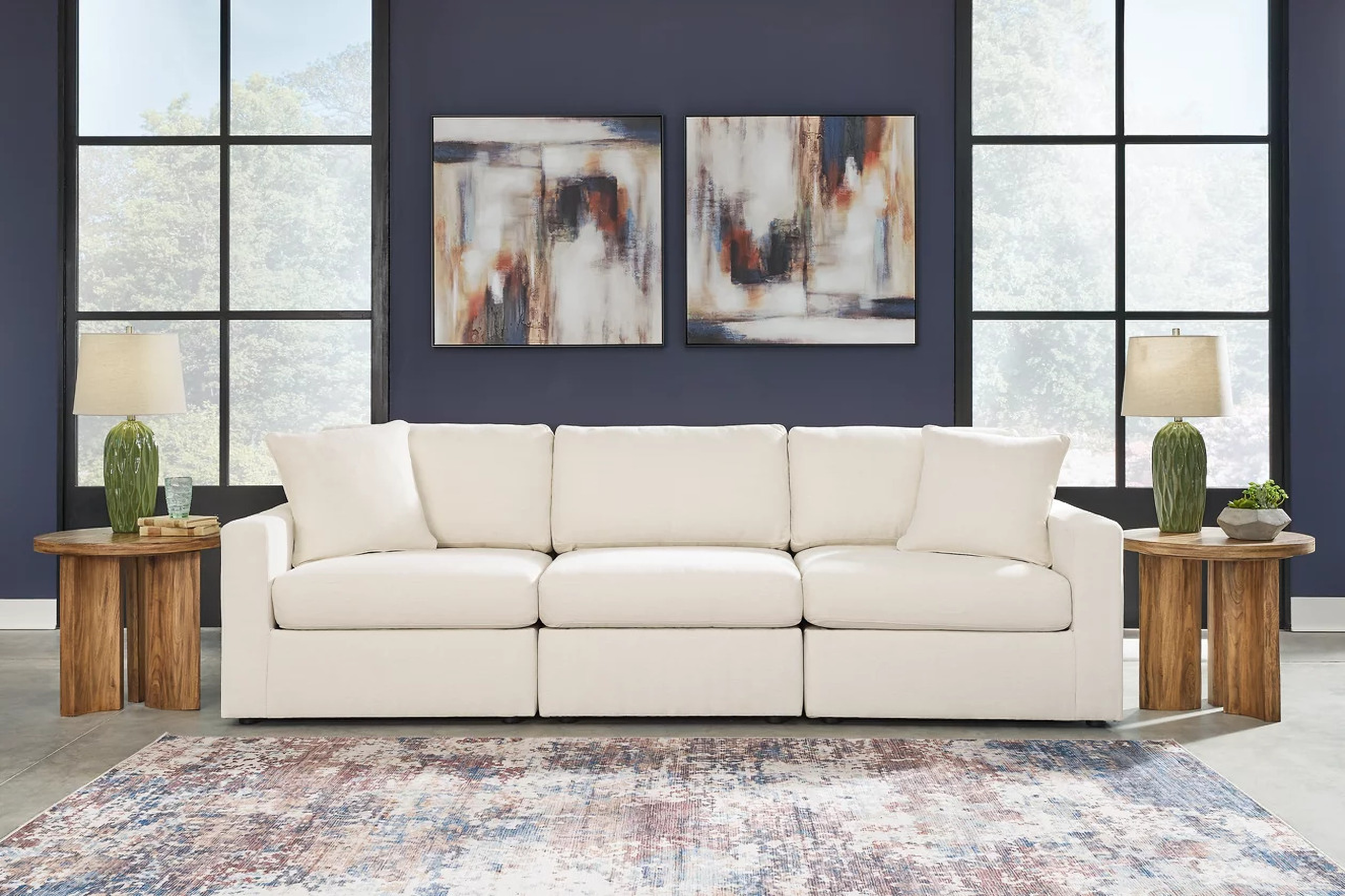 Modmax 3-Piece Modular Sofa In Oyster by Ashley Furniture | 1StopBedrooms