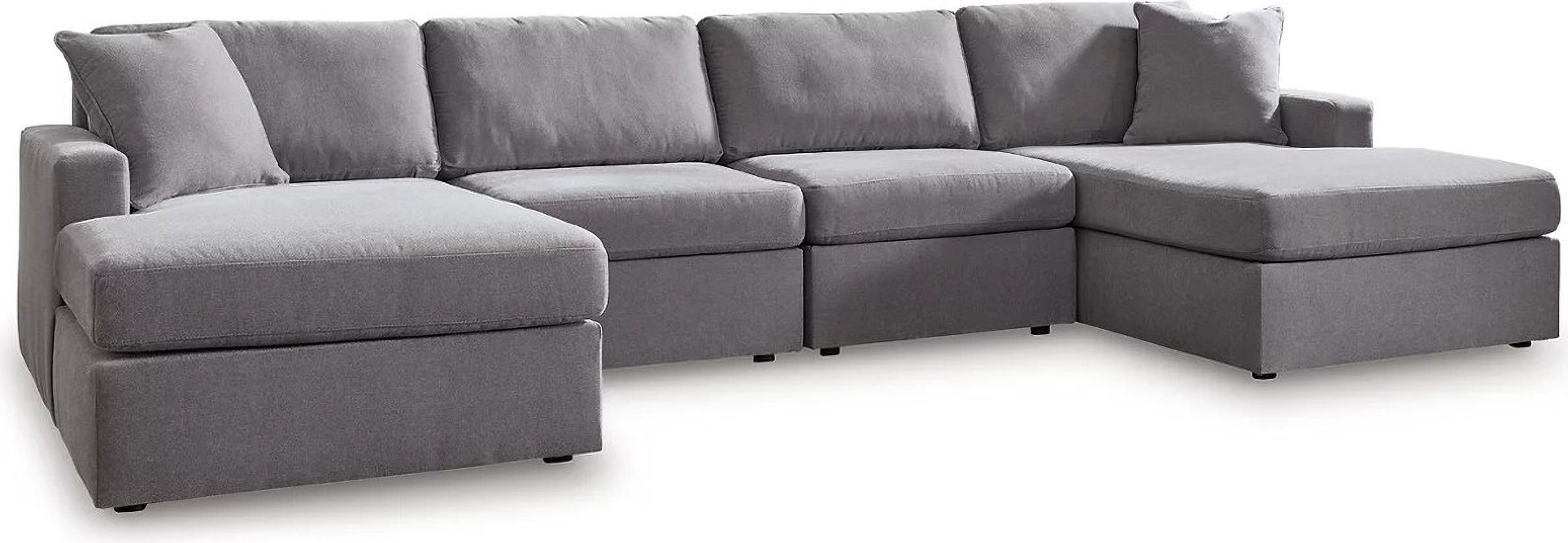 Modmax 4-Piece Sectional with Chaise In Granite by Ashley Furniture ...