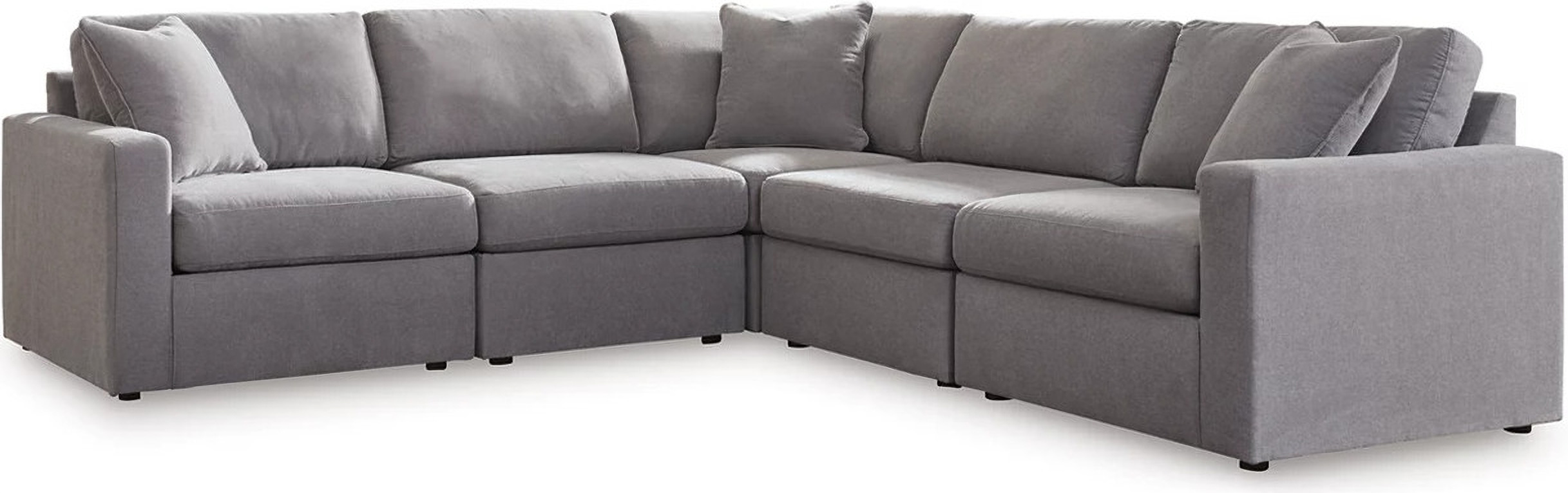 Modmax 5-Piece Sectional In Granite by Ashley Furniture | 1StopBedrooms