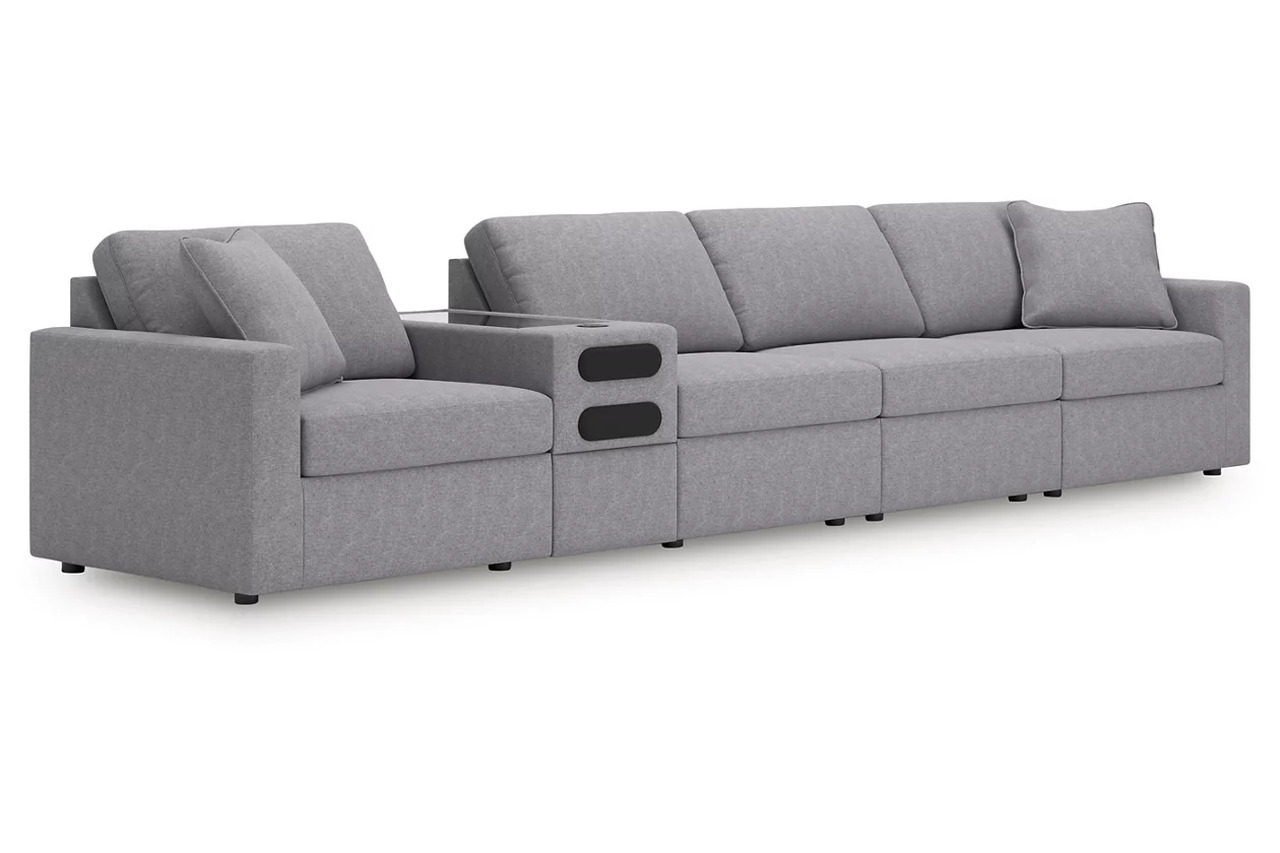 Modmax 5-Piece Sectional In Granite by Ashley Furniture | 1StopBedrooms