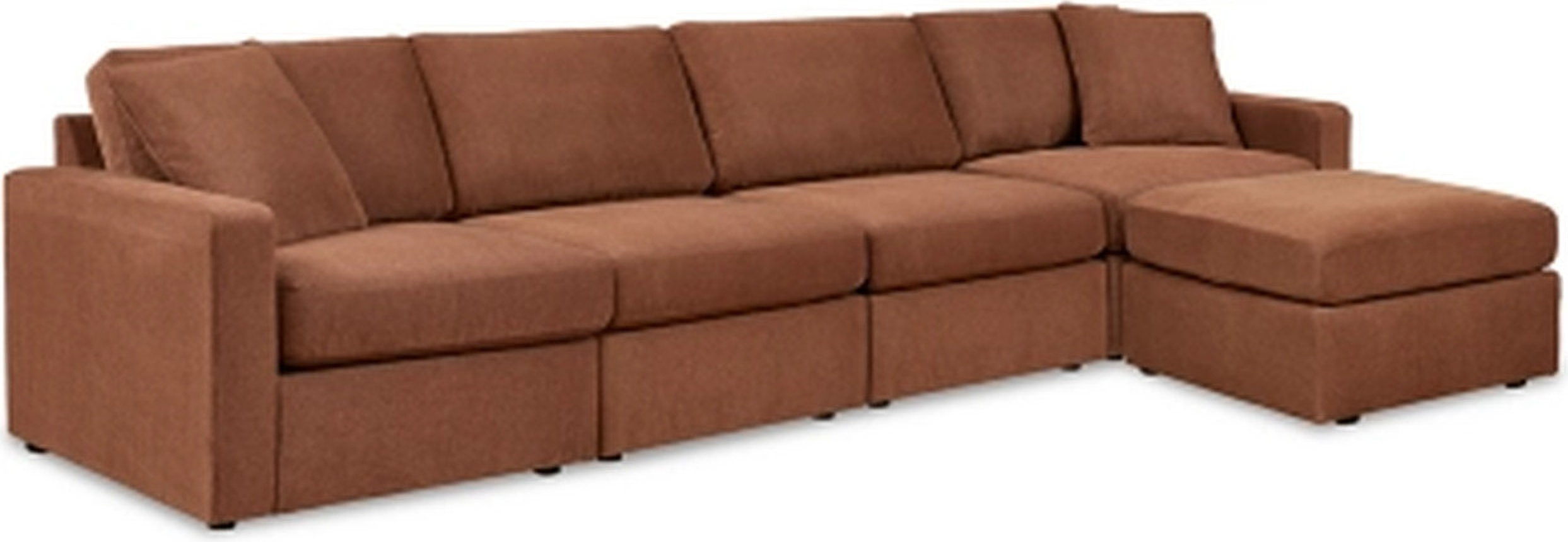 Modmax 5-Piece Sectional In Spice by Ashley Furniture | 1StopBedrooms