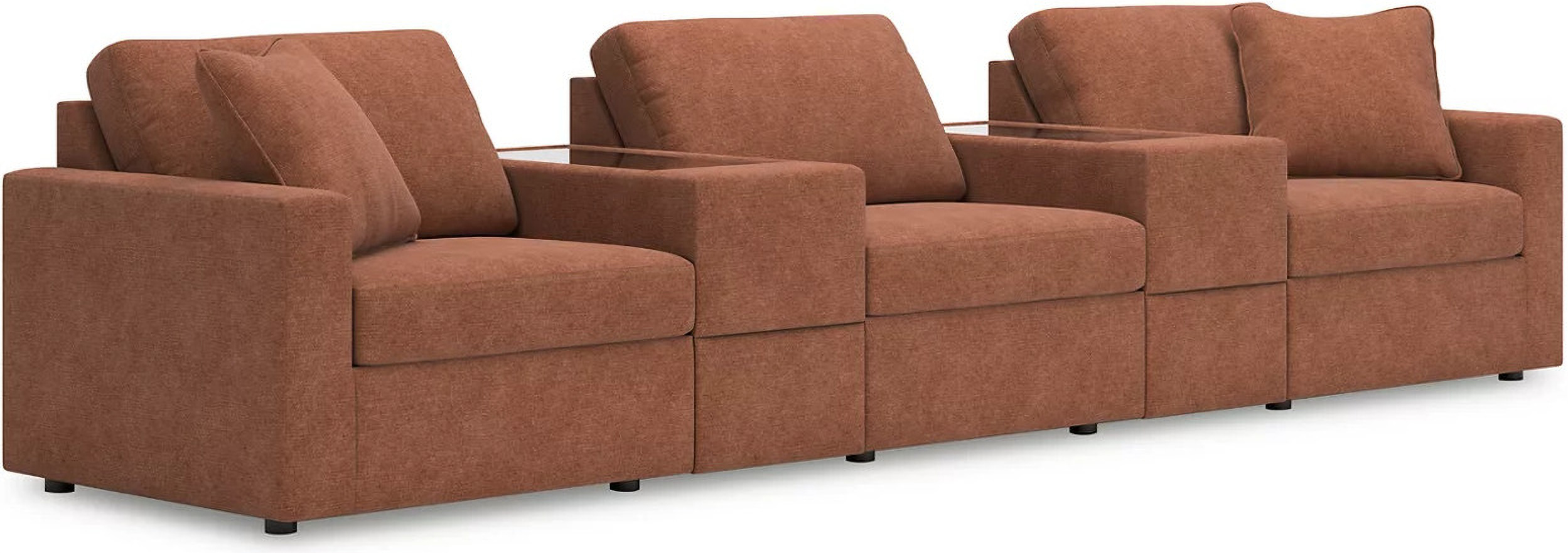 Modmax 5-Piece Sectional In Spice by Ashley Furniture | 1StopBedrooms