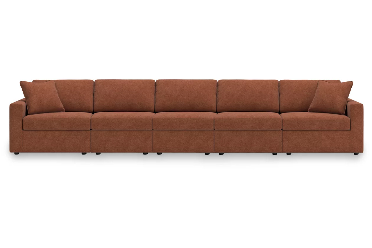 Modmax 5-Piece Sectional In Spice by Ashley Furniture | 1StopBedrooms