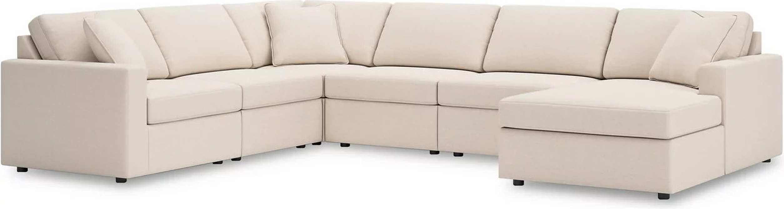 Modmax 6-Piece RAF Sectional In Oyster by Ashley Furniture | 1StopBedrooms