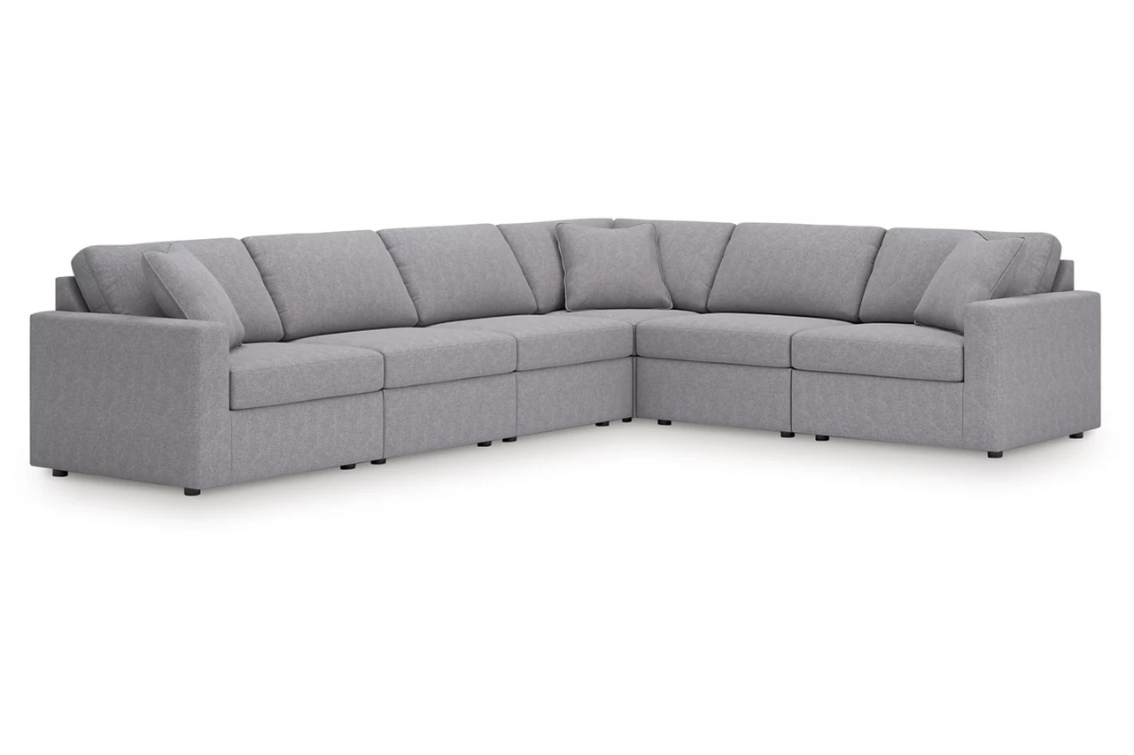 Modmax 6-Piece Sectional In Granite by Ashley Furniture | 1StopBedrooms