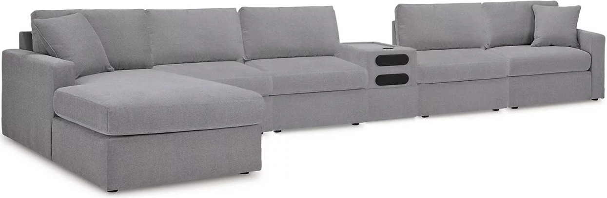 Modmax 6-Piece Sectional In Granite by Ashley Furniture | 1StopBedrooms