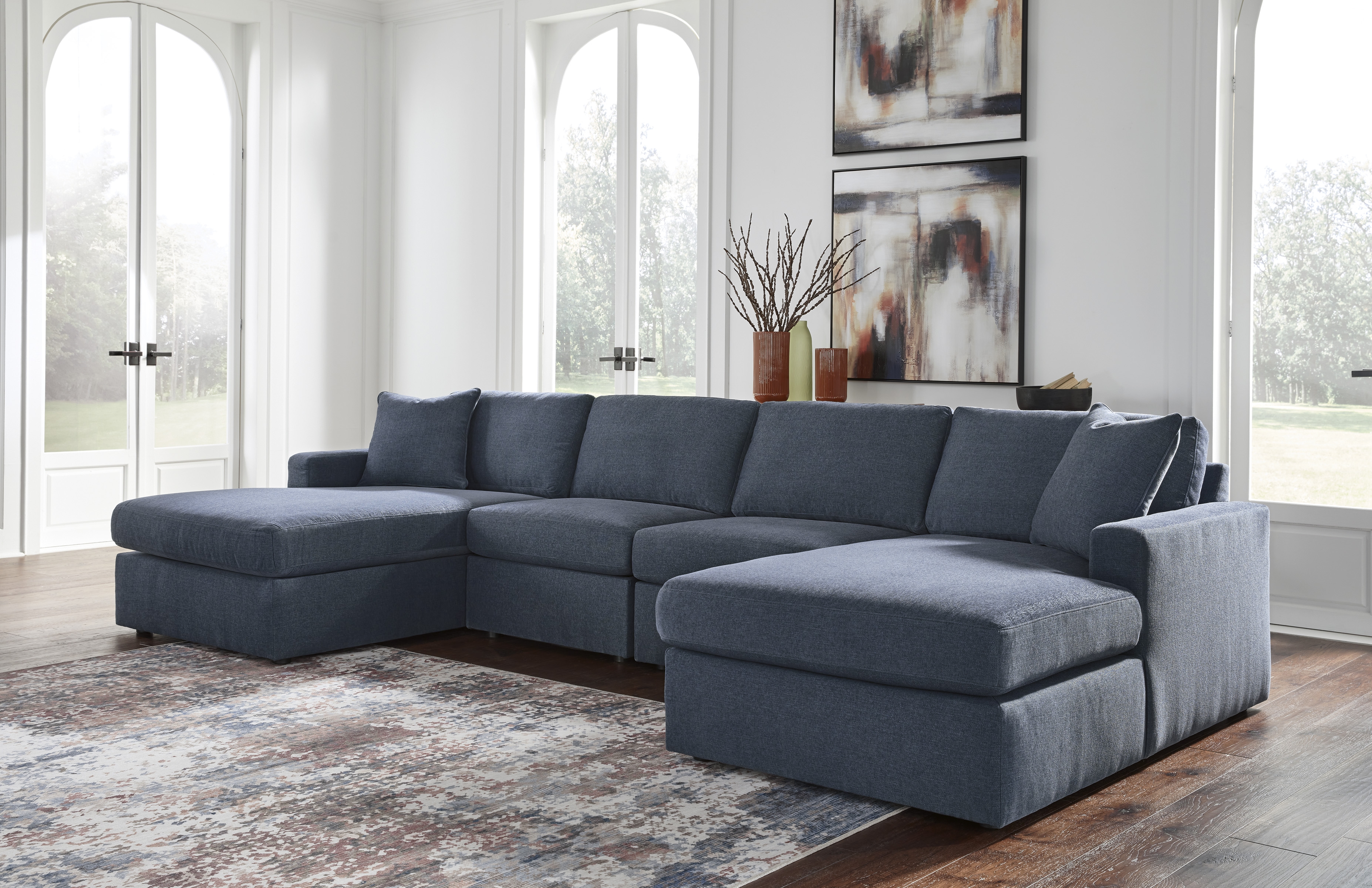 Modmax 6-Piece Sectional In Ink by Ashley Furniture | 1StopBedrooms