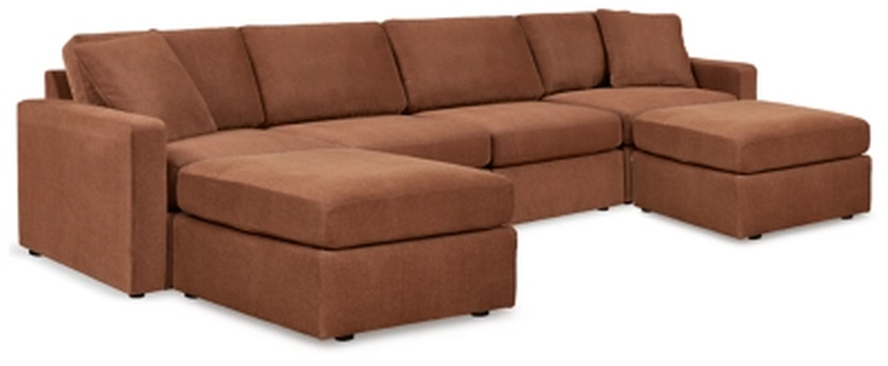 Modmax 6-Piece Sectional In Spice by Ashley Furniture | 1StopBedrooms