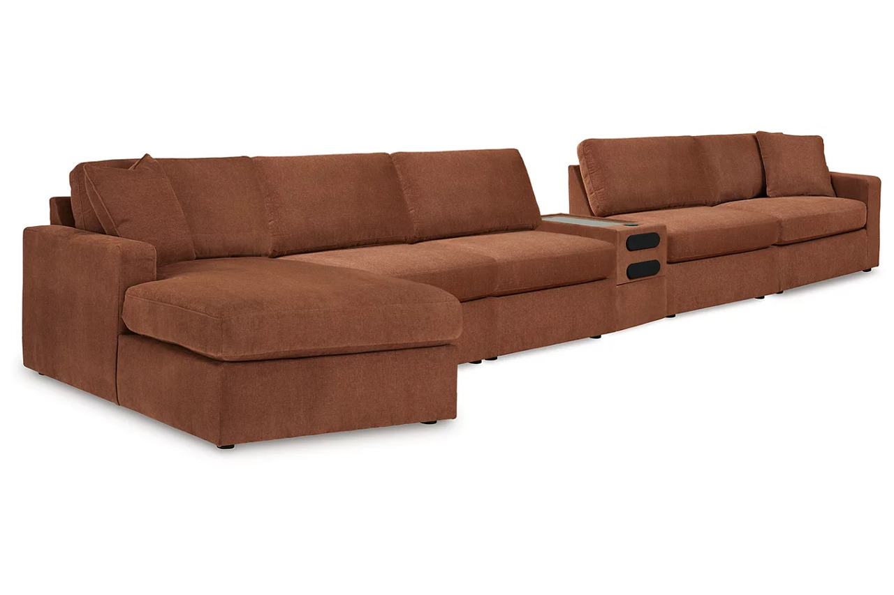 Modmax 6-Piece Sectional In Spice by Ashley Furniture | 1StopBedrooms