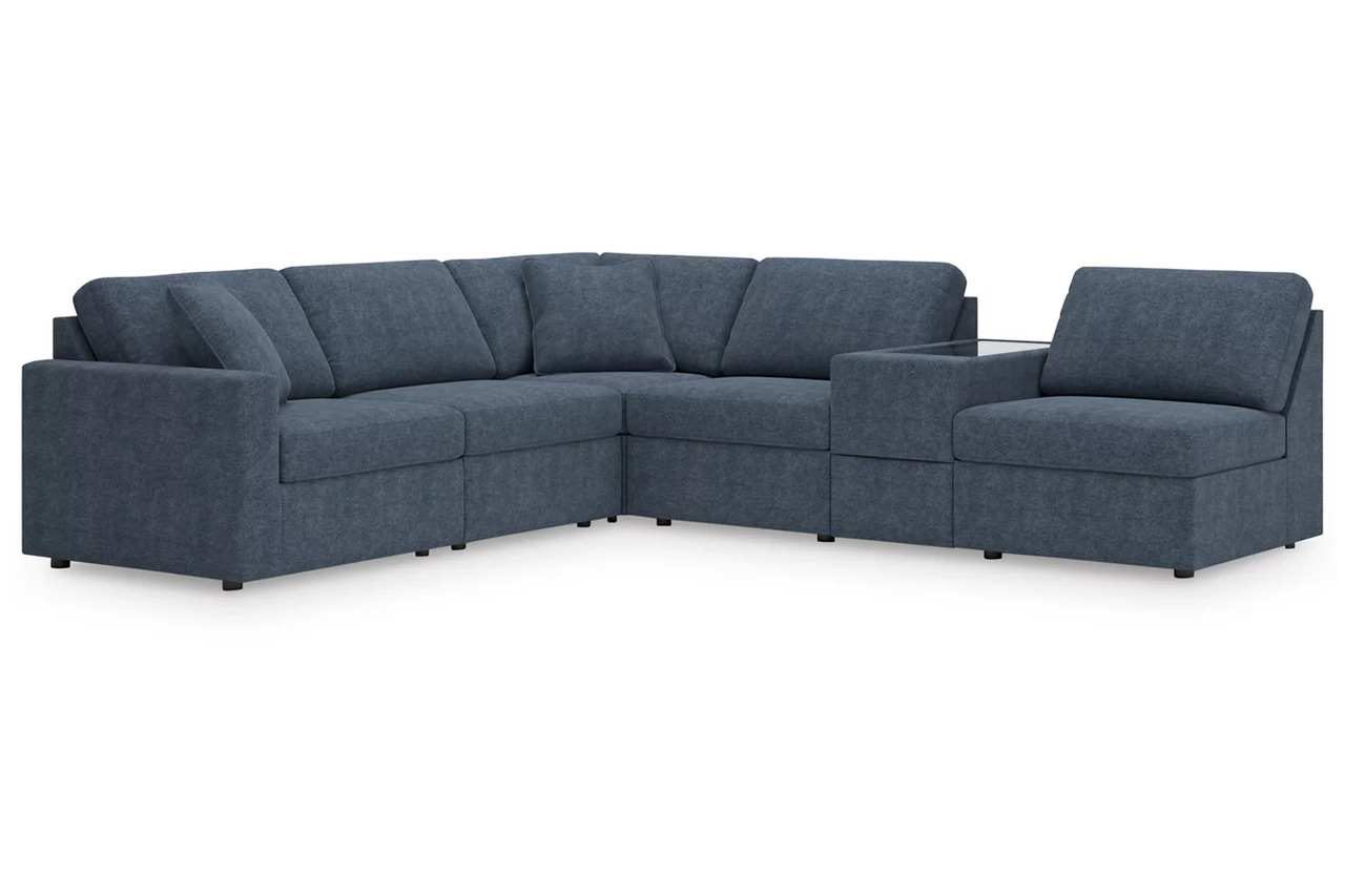 Modmax 6-Piece Sectional with Storage Console In Ink by Ashley ...