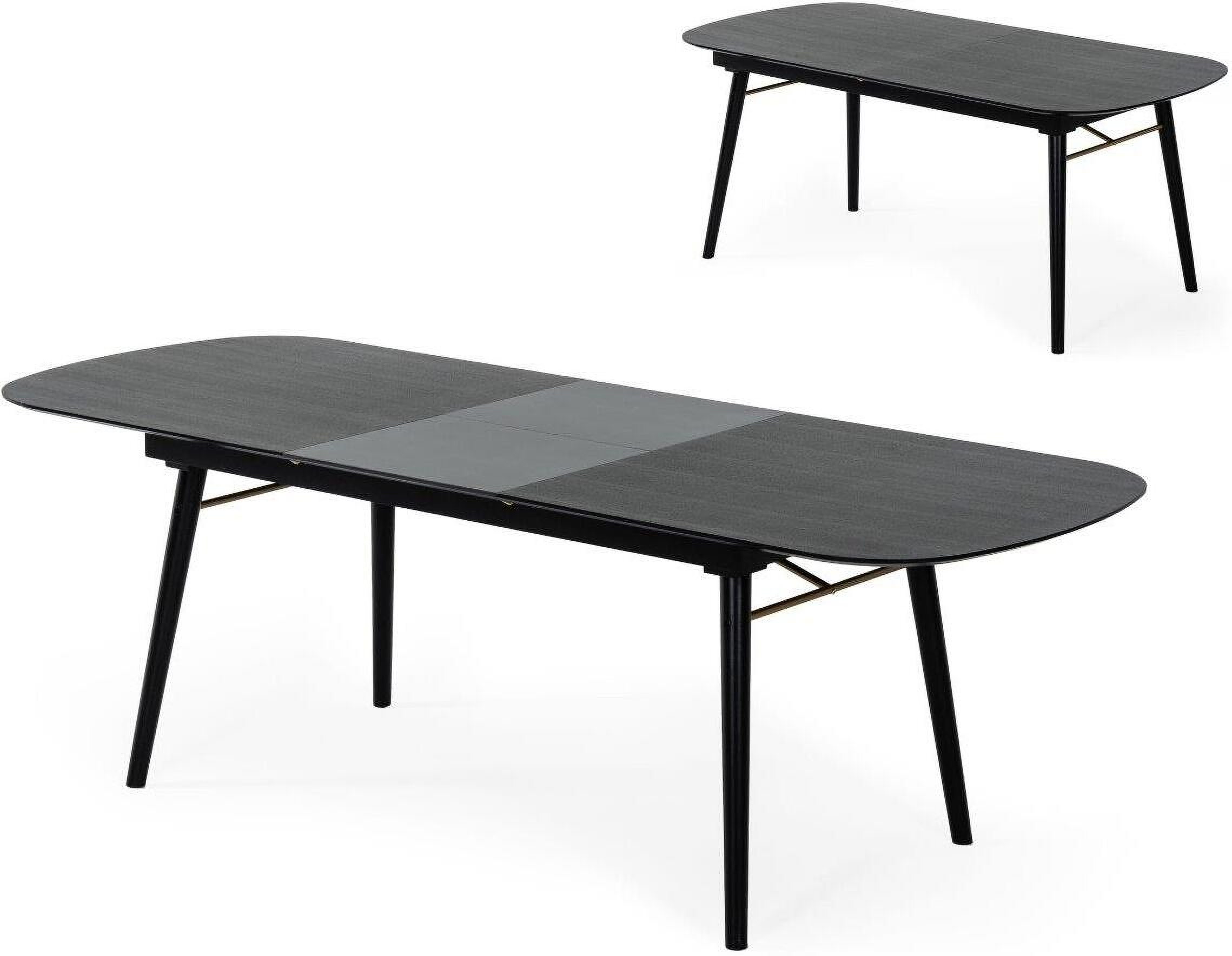 Modrest Addax Modern Black Extendable Dining Table by VIG Furniture ...