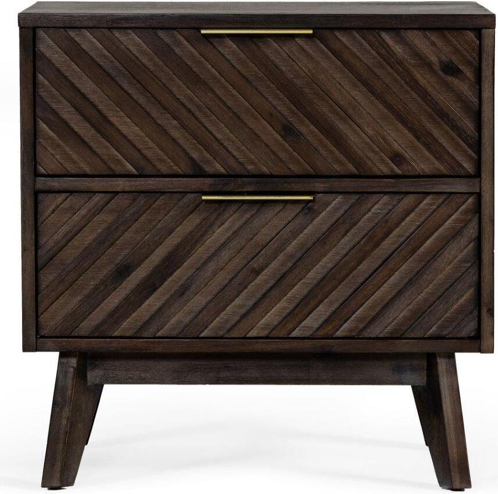 Modrest Daisy Mid-Century Dark Acacia Nightstand by VIG Furniture ...