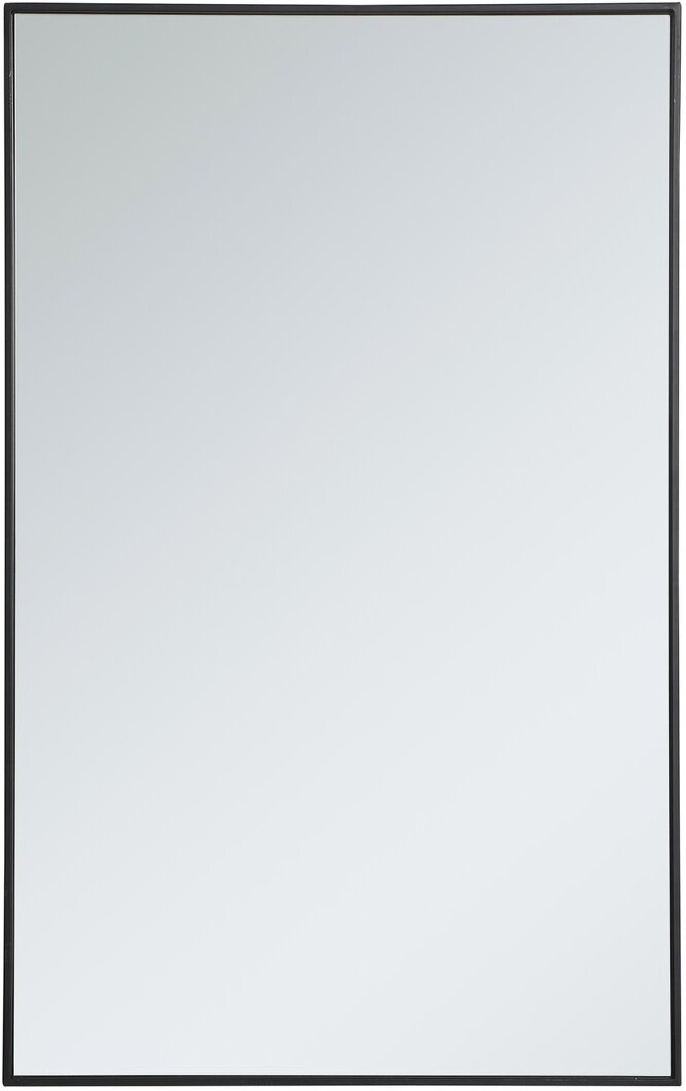 Monet Black Rectangle Mirror MR43048BK by Elegant Lighting | 1StopBedrooms