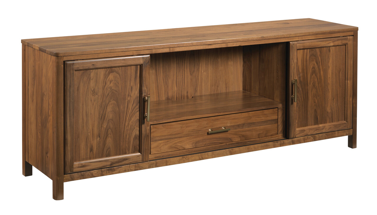 Monogram Virtue Entertainment Console In Walnut by Kincaid | 1StopBedrooms