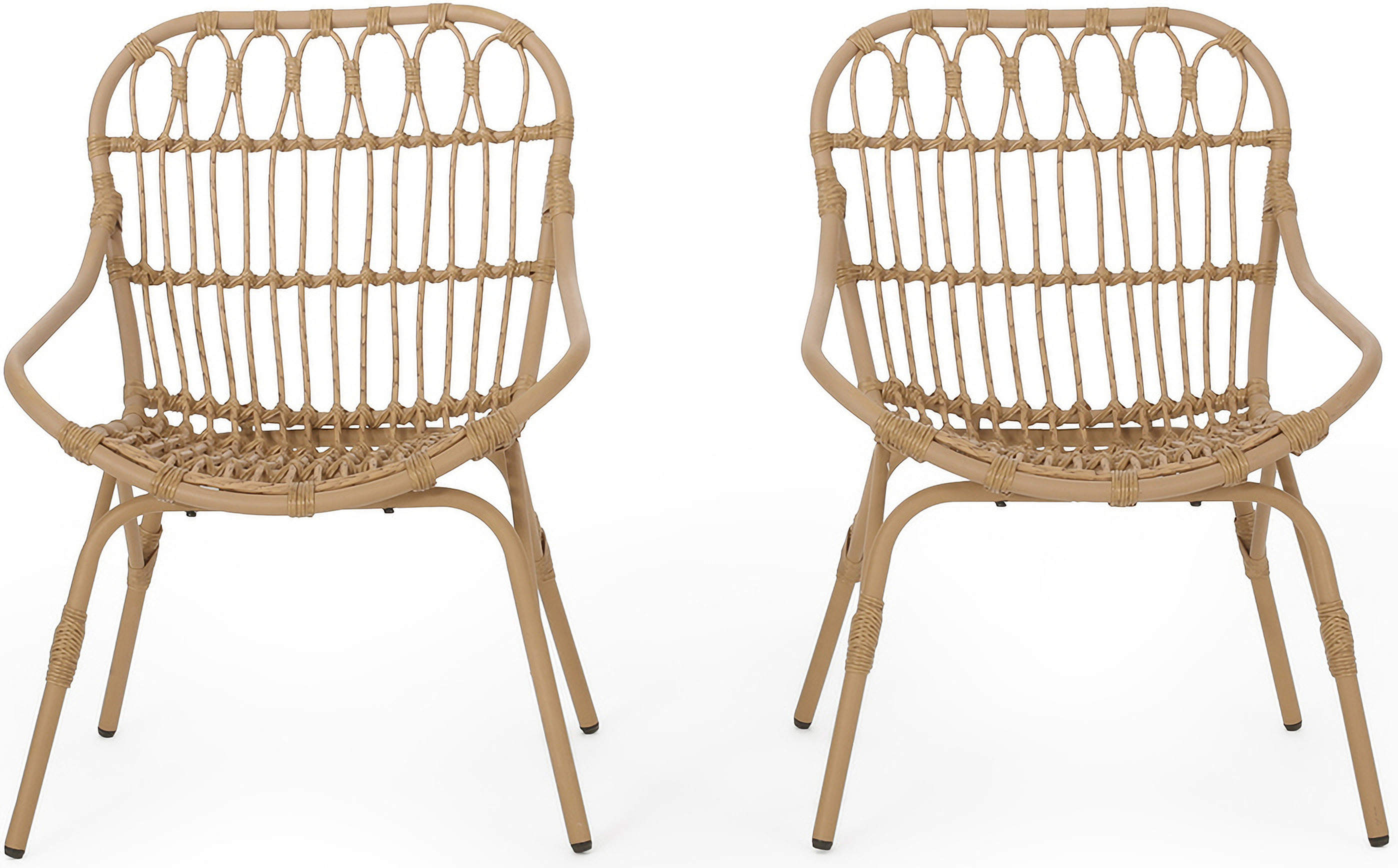 Monsoon Outdoor Accent Chair with Open Weave Design In Light Brown by ...