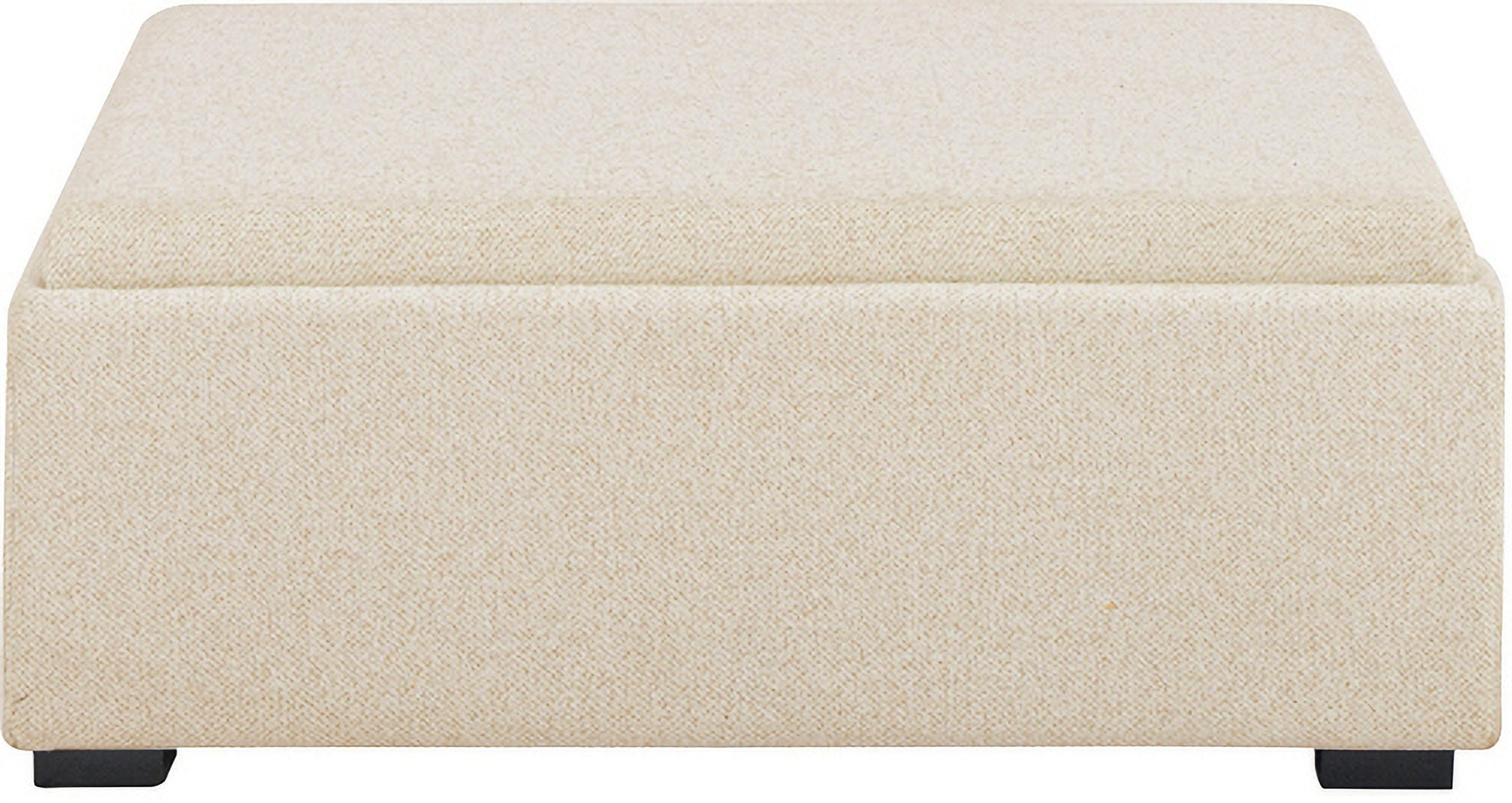 Montana Storage Ottoman In Flecked Oat by Moes Home | 1StopBedrooms