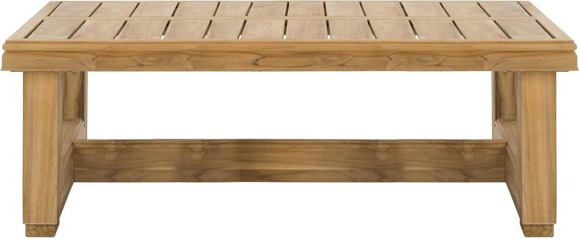 Montford Coffee Table In Teak by Safavieh Couture | 1StopBedrooms