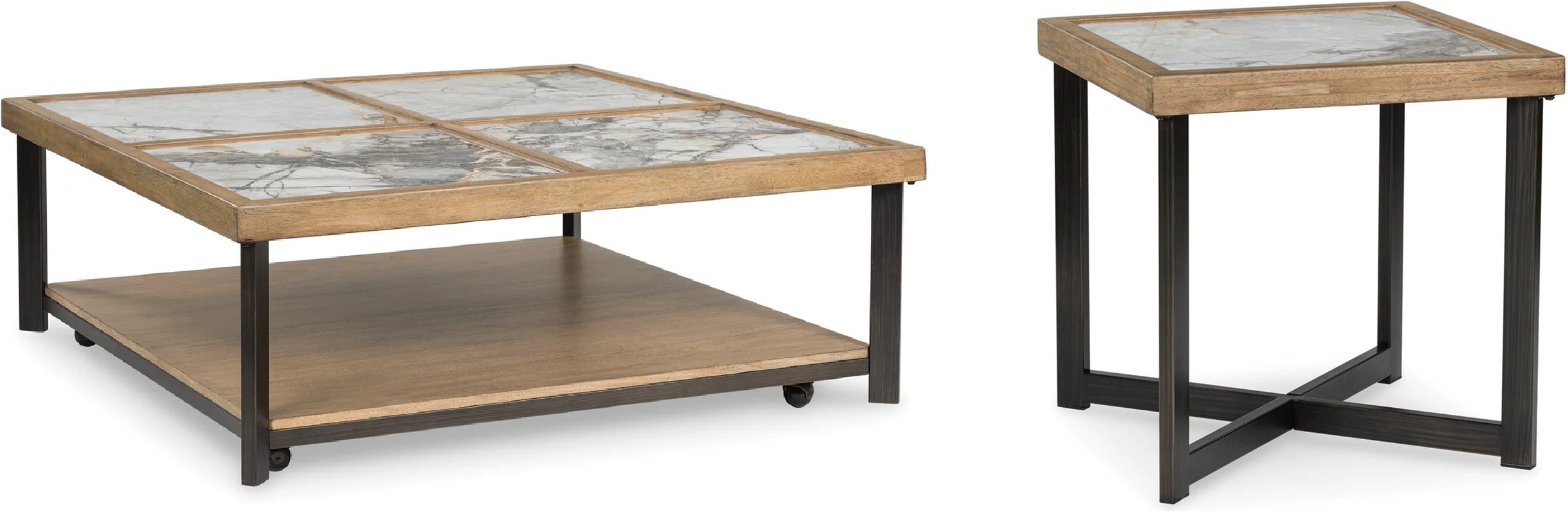 Montia Occasional Table Set In Multi by Ashley Furniture | 1StopBedrooms