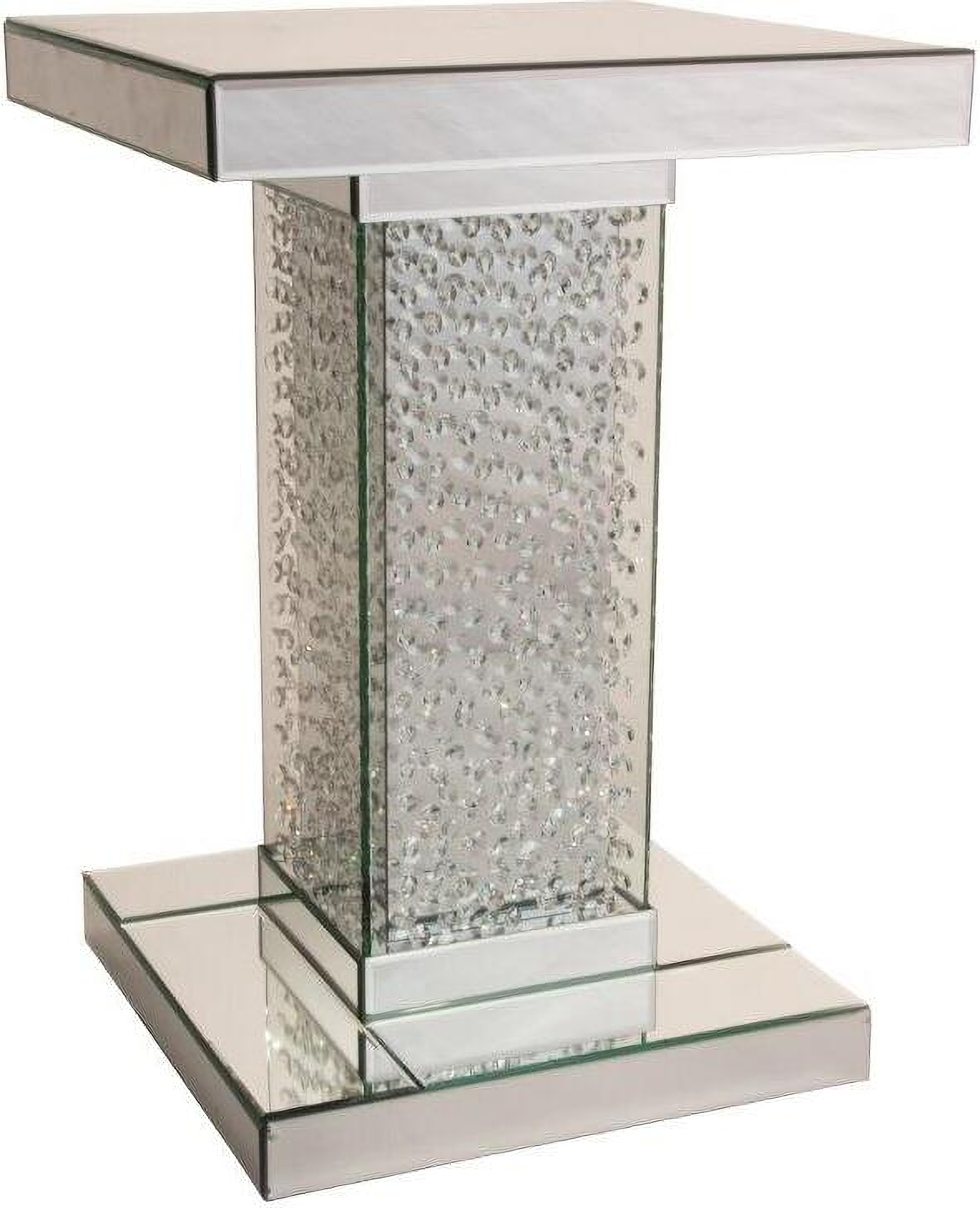 Montreal Mirrored Accent Table by AICO | 1StopBedrooms