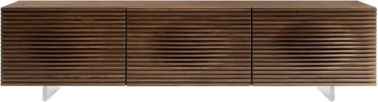 Moon Walnut Entertainment Center by Casabianca Home | 1StopBedrooms