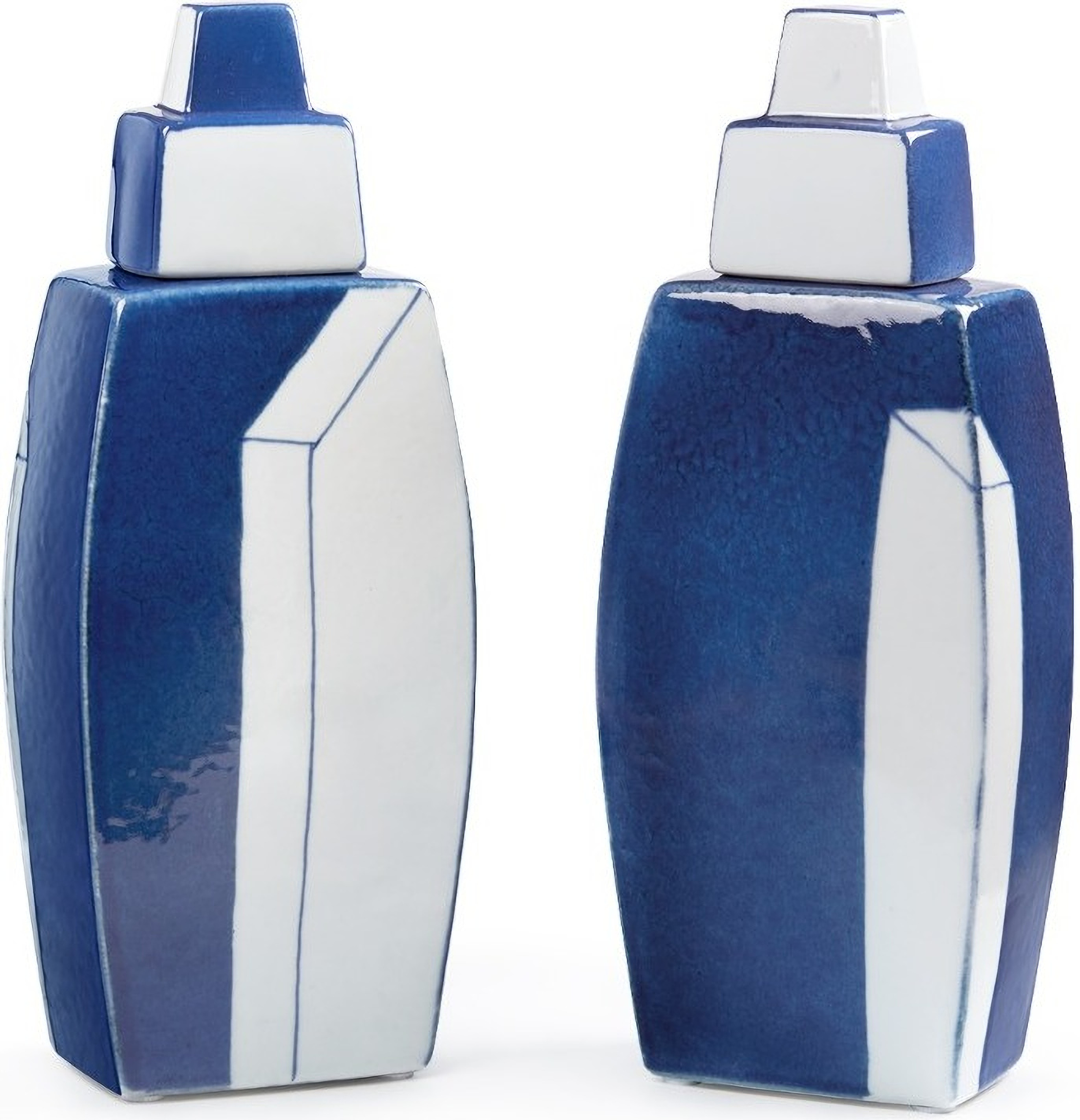 Morandi Vase Pair Set of 2 In Blue and White by Villa & House ...