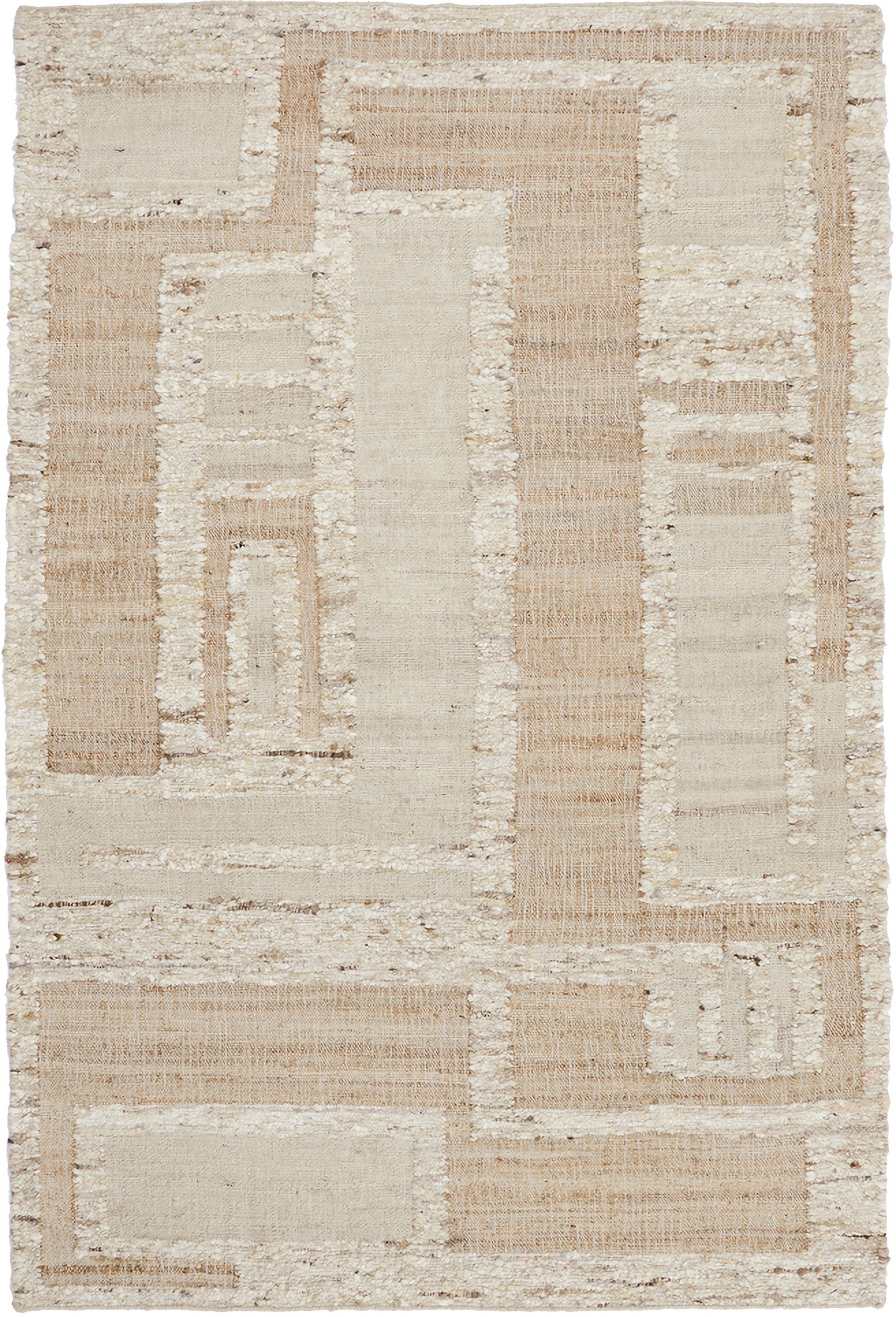 Muda 2x3 Rug In Natural and Ivory by Classic Home | 1StopBedrooms