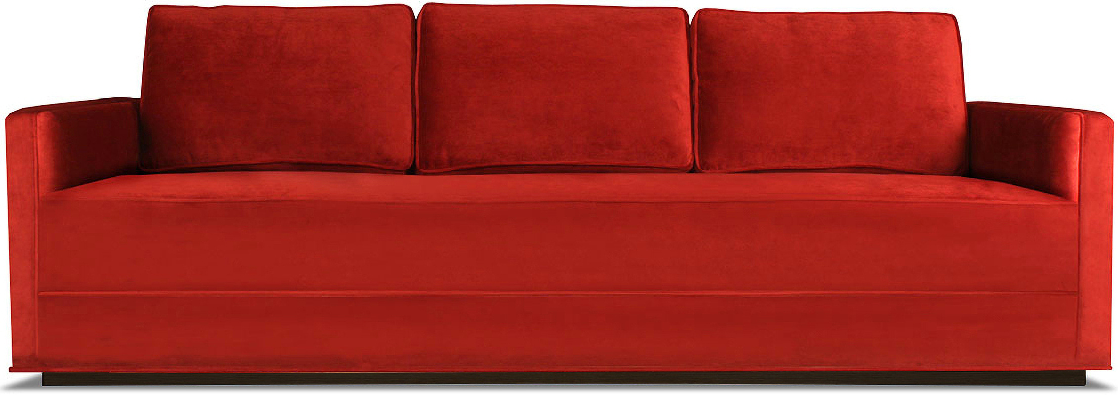 Nativa Interiors Adalyn 84 Inch Sofa In Red | 1StopBedrooms