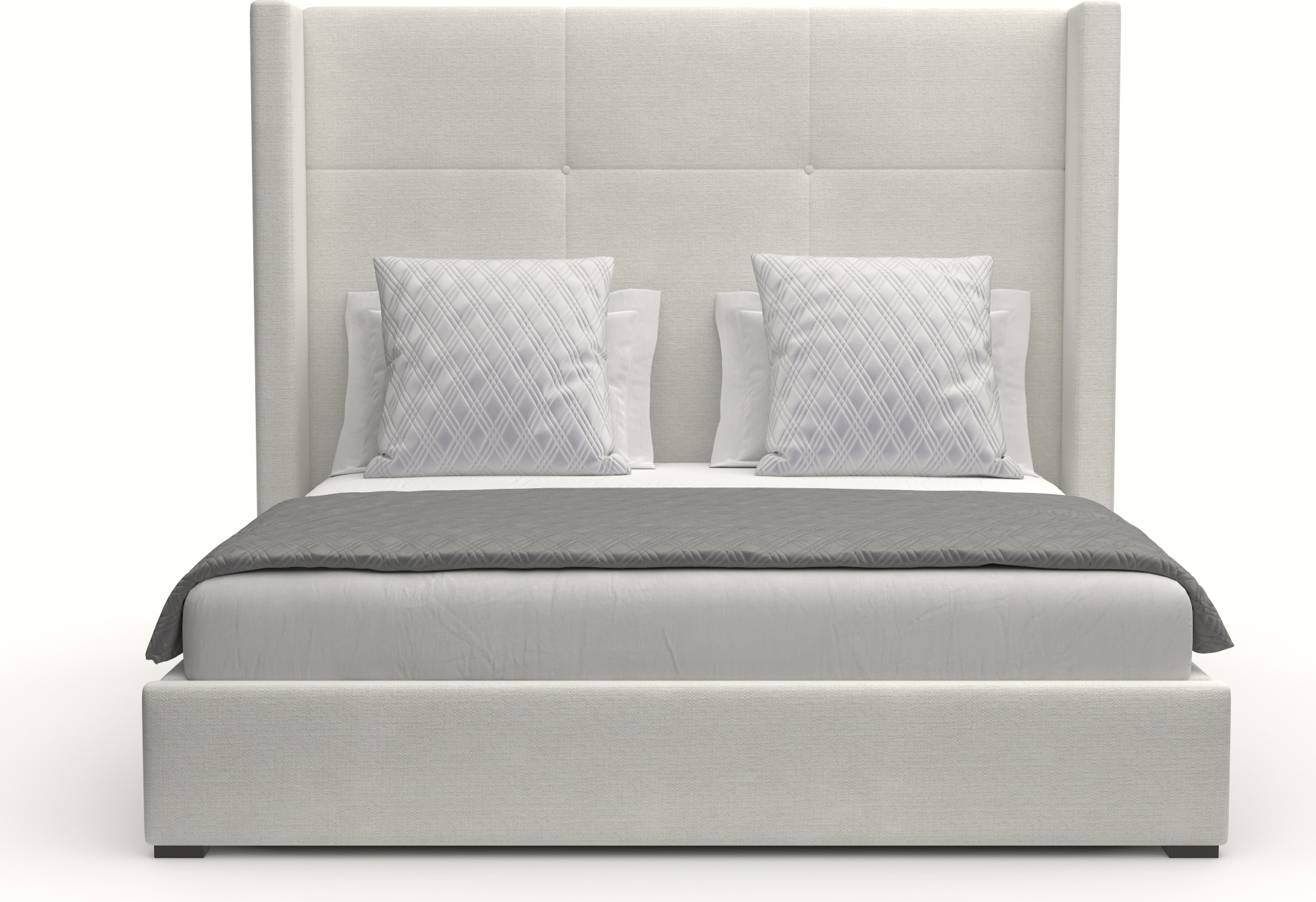 Nativa Interiors Aylet Simple Tufted Upholstered Medium 67 Inch Queen ...