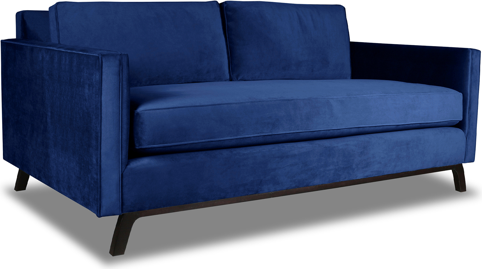 Nativa Interiors Chantel Deep Plush 72 Inch Sofa In Blue | 1StopBedrooms