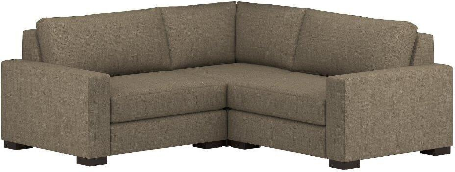 Nativa Interiors Veranda 3 Pieces Modular Sectional Mini Flax SEC-VRND ...