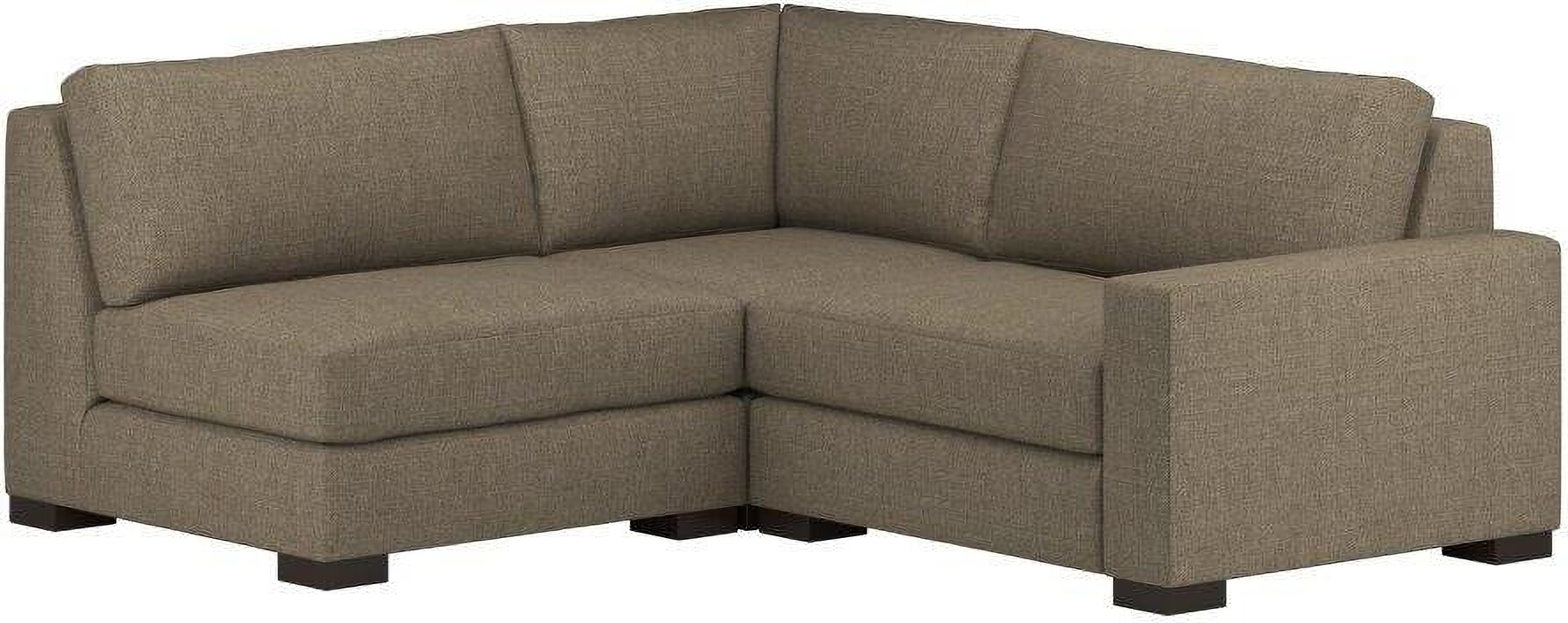 Nativa Interiors Veranda Deep Plush 3 Pieces Modular Sectional Mini ...
